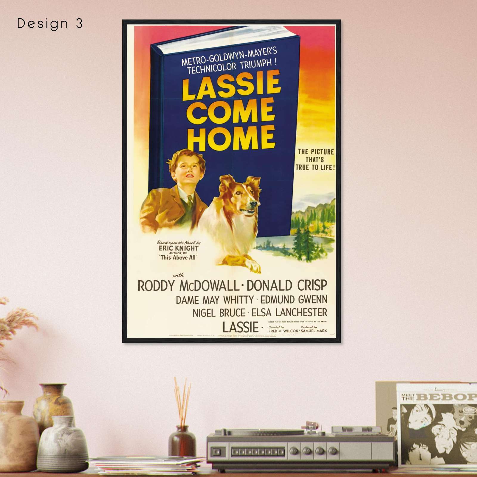Lassie Come Home (1943) Movie Poster Print - Citiesbox