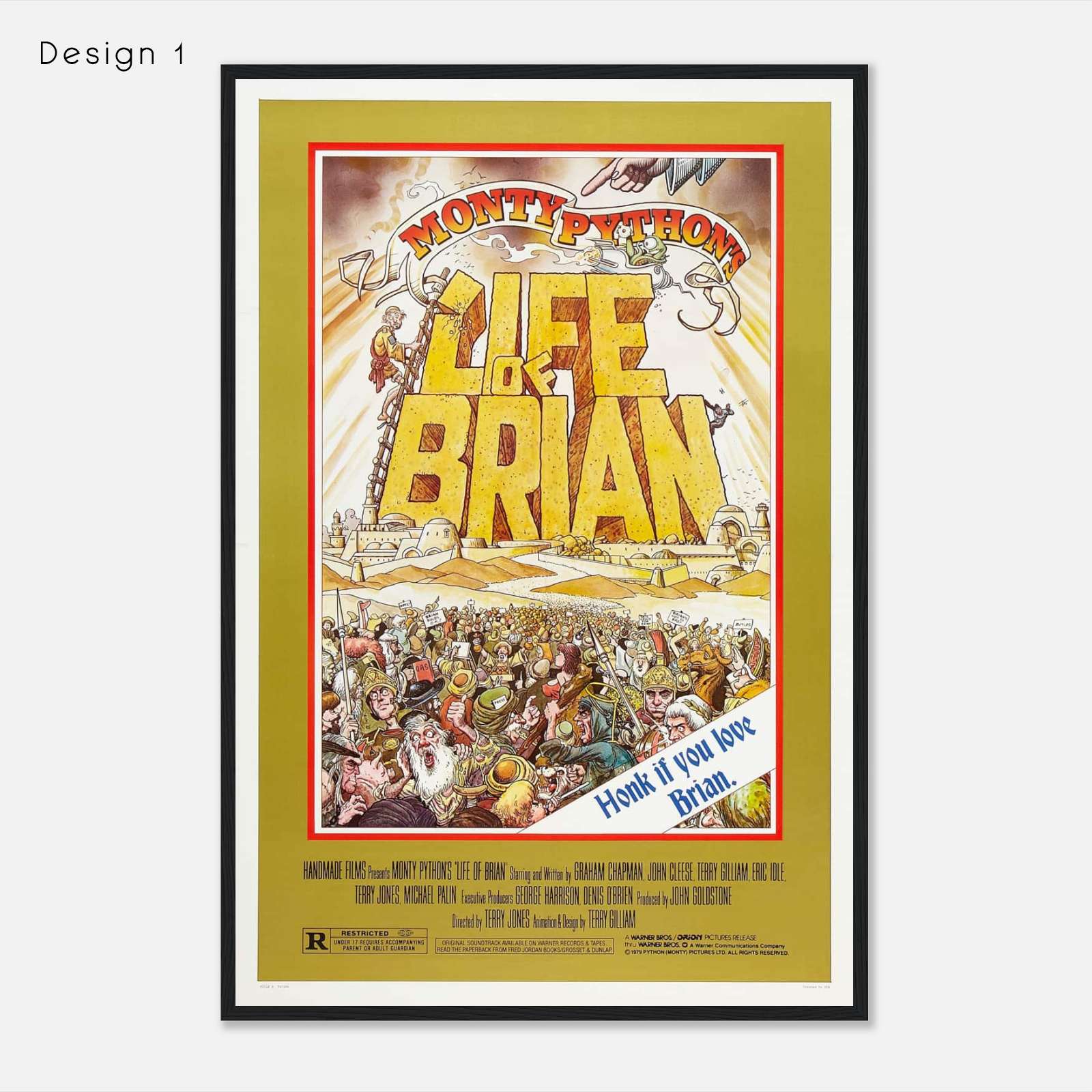 Life of Brian (1979) Movie Poster Print - Citiesbox