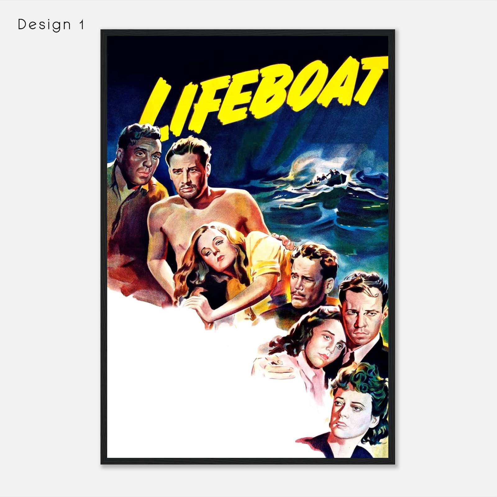 Lifeboat (1944) Movie Poster Print - Citiesbox