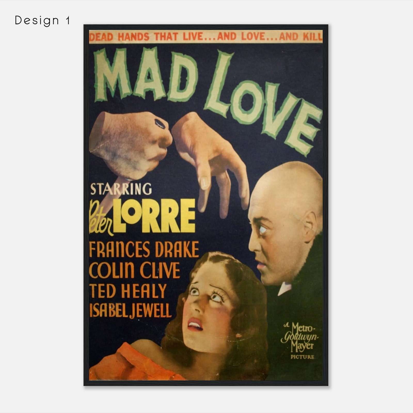 Mad Love (1935) Movie Poster Print - Citiesbox