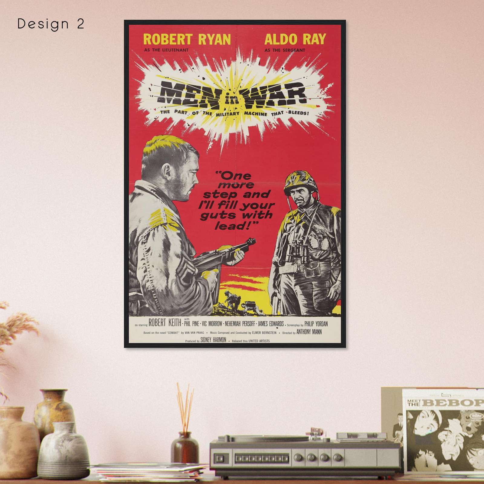 Men in War (1957) Movie Poster Print - Citiesbox