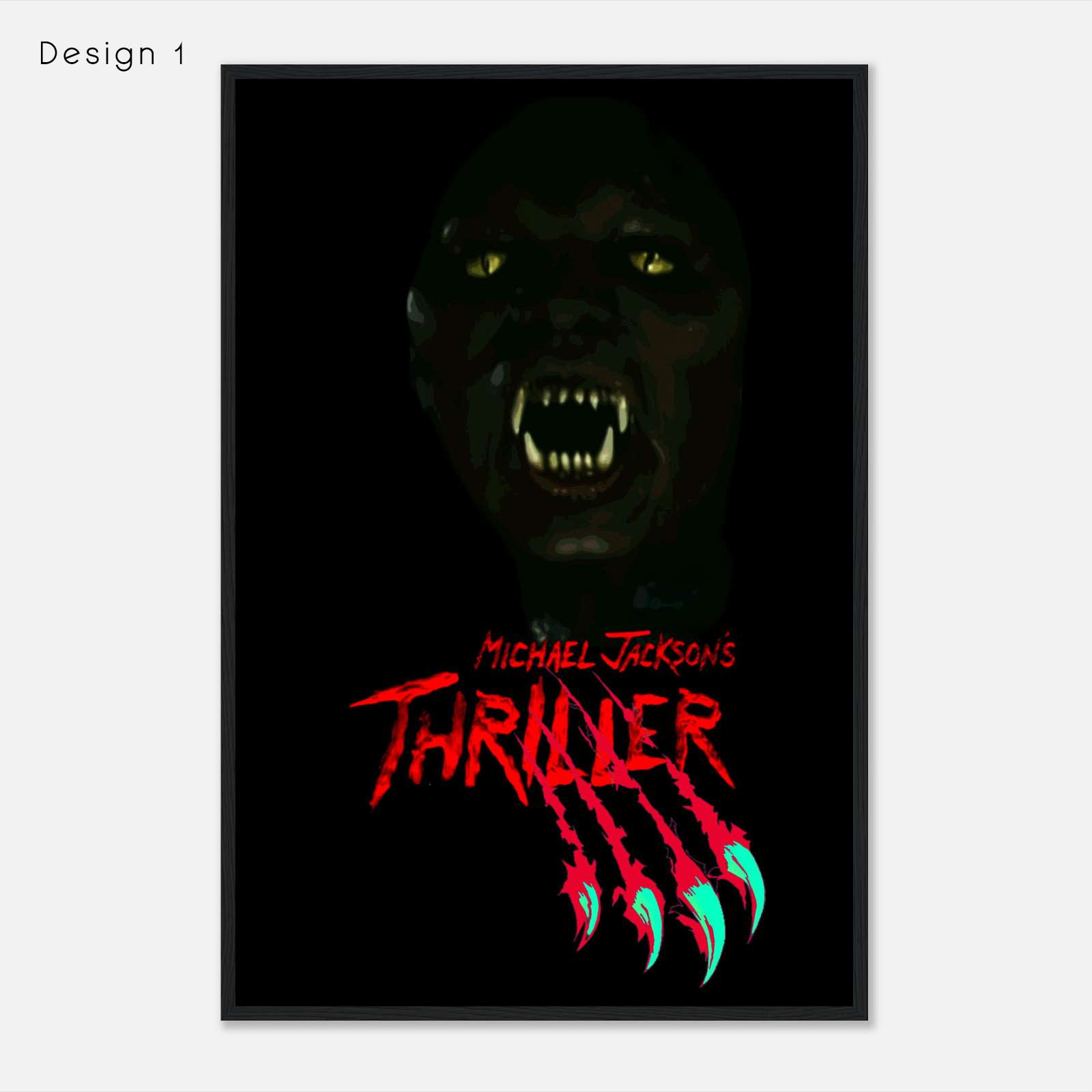 Michael Jackson's Thriller (1983) Movie Poster Print - Citiesbox