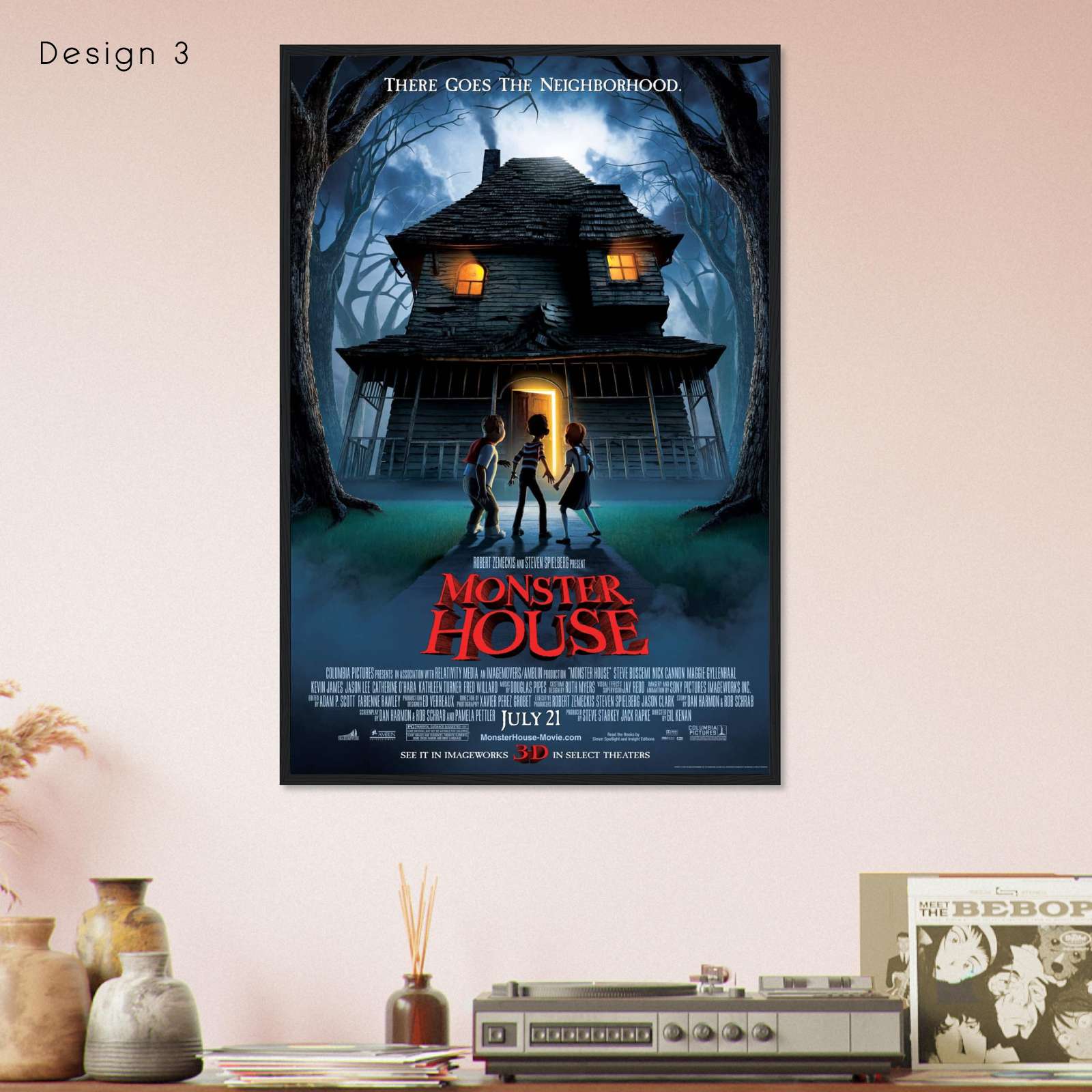 Monster House (2006) Movie Poster Print - Citiesbox