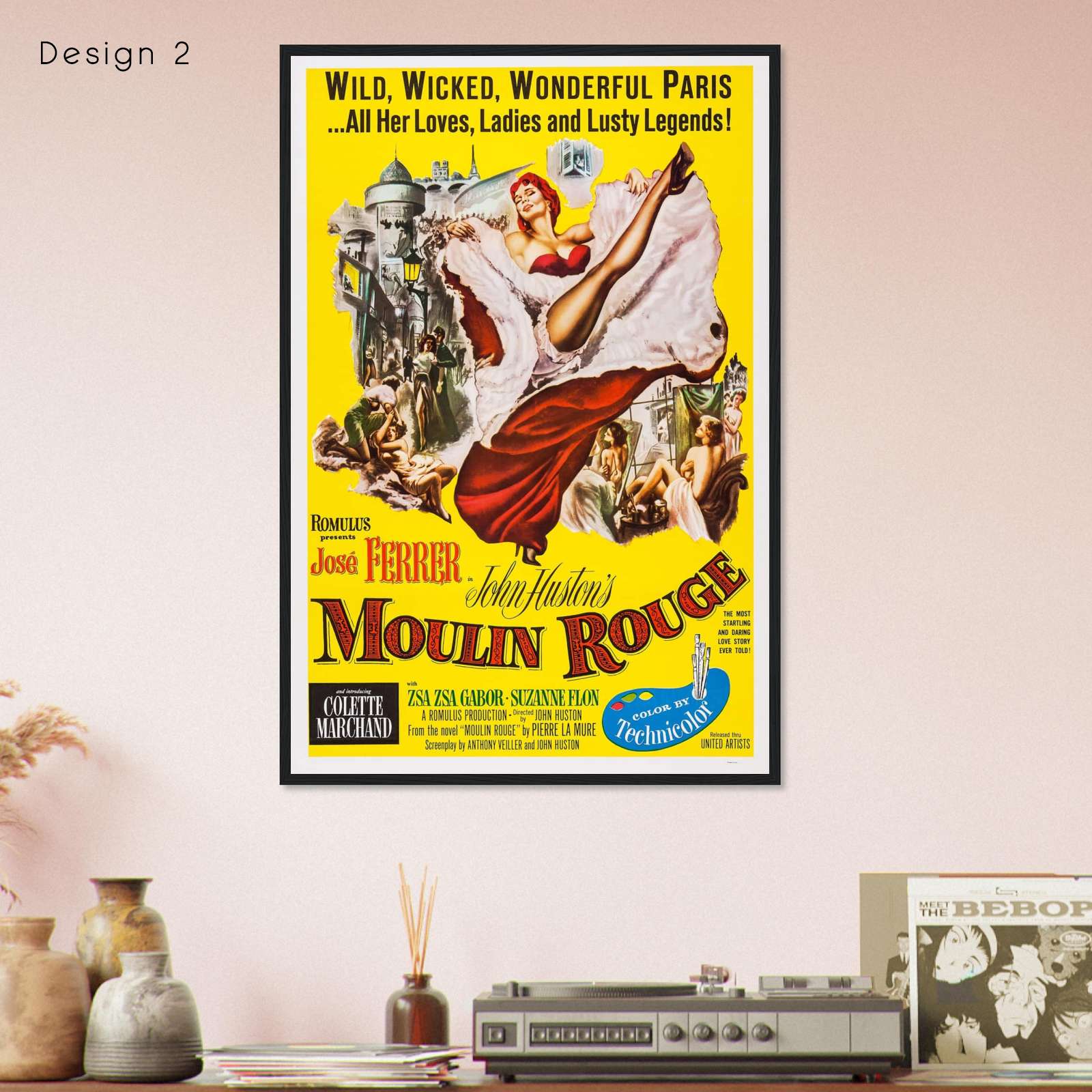 Moulin Rouge (1952) Movie Poster Print - Citiesbox