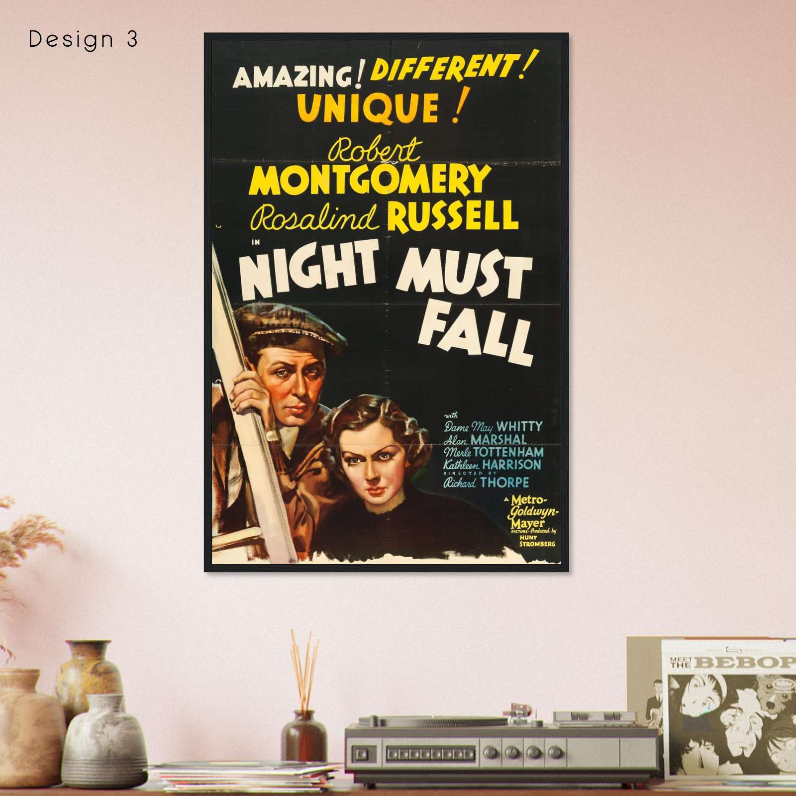 Night Must Fall (1937) Movie Poster Print - Citiesbox