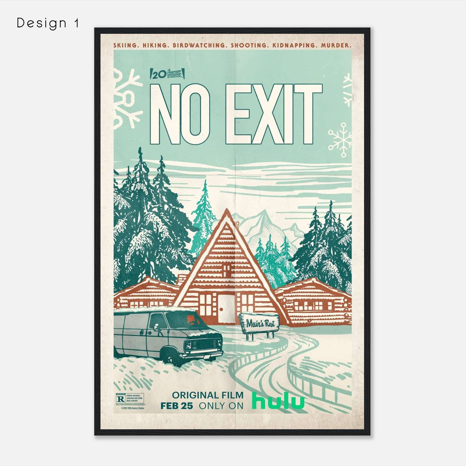 No Exit (2022) Movie Poster Print - Citiesbox