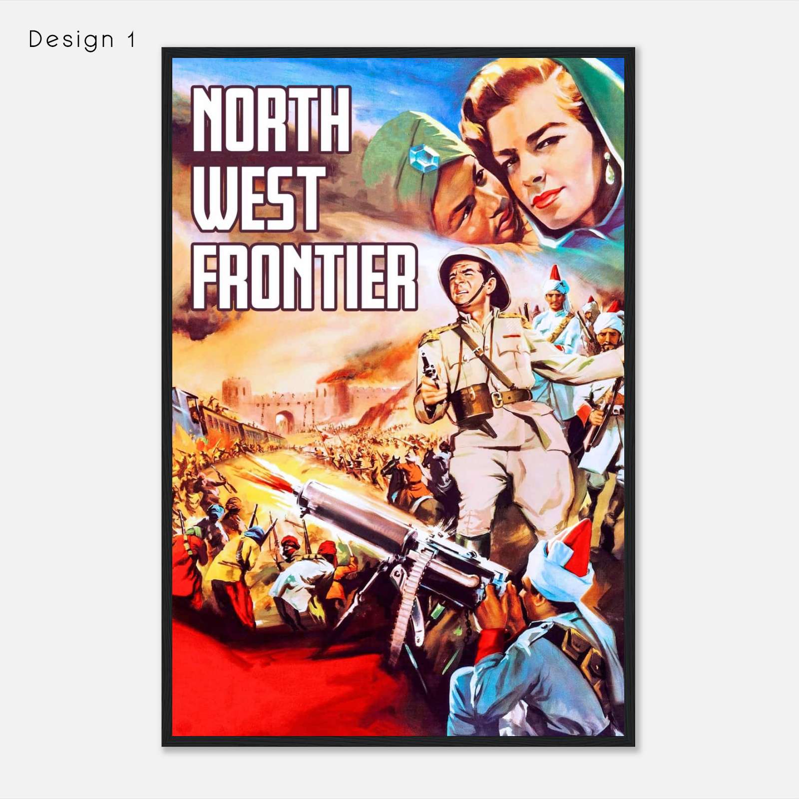 North West Frontier (1959) Movie Poster Print - Citiesbox