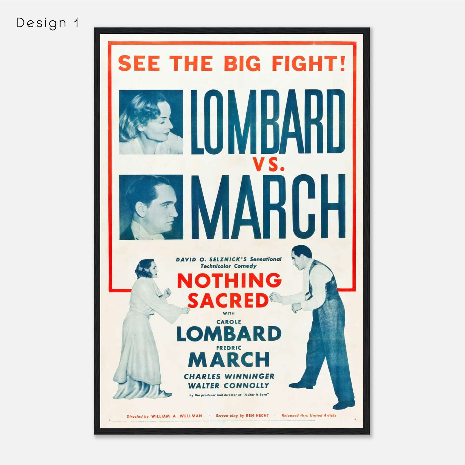 Nothing Sacred (1937) Movie Poster Print - Citiesbox