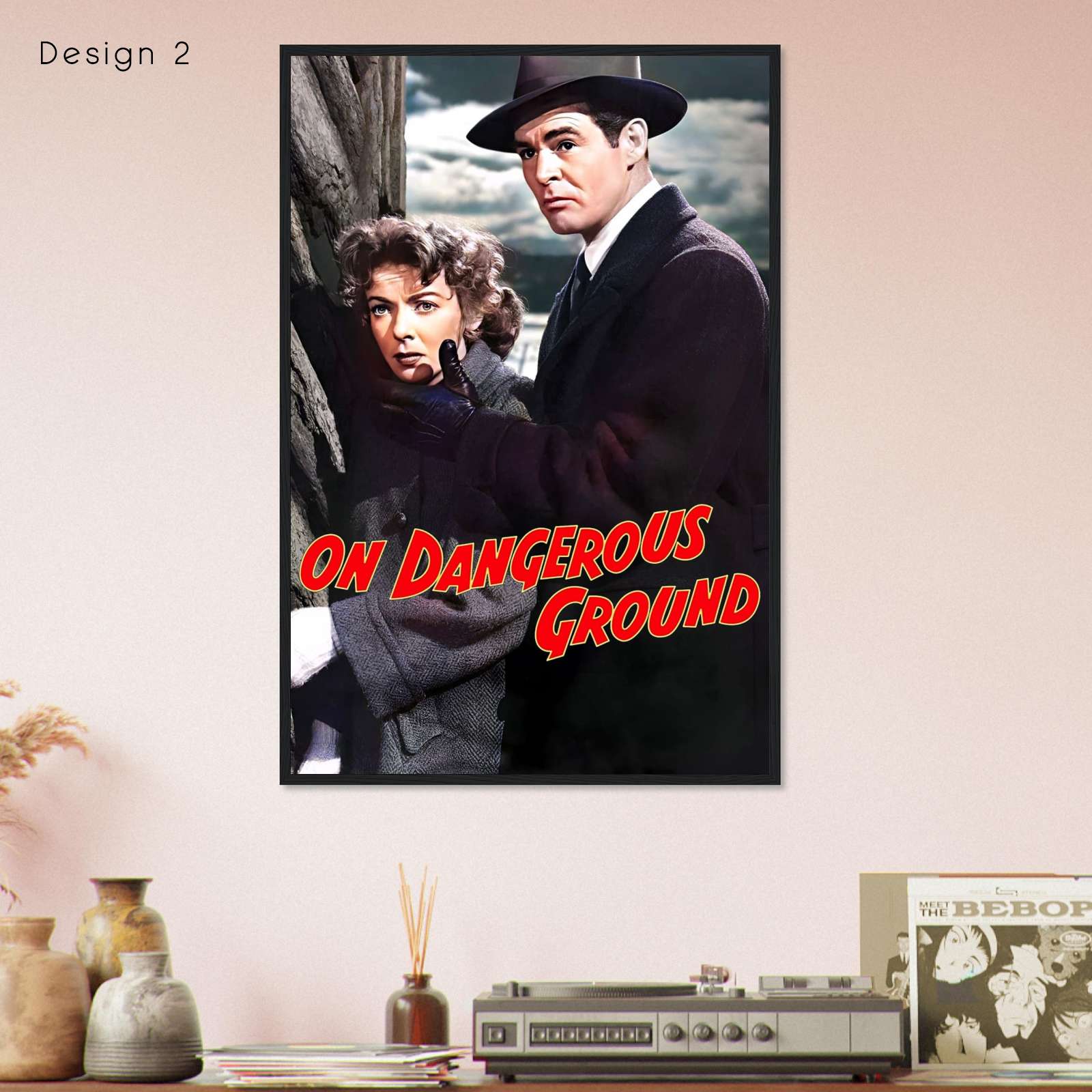 On Dangerous Ground (1951) Movie Poster Print - Citiesbox