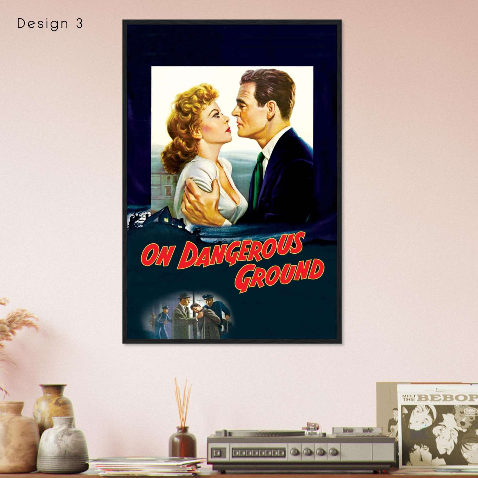 On Dangerous Ground (1951) Movie Poster Print - Citiesbox