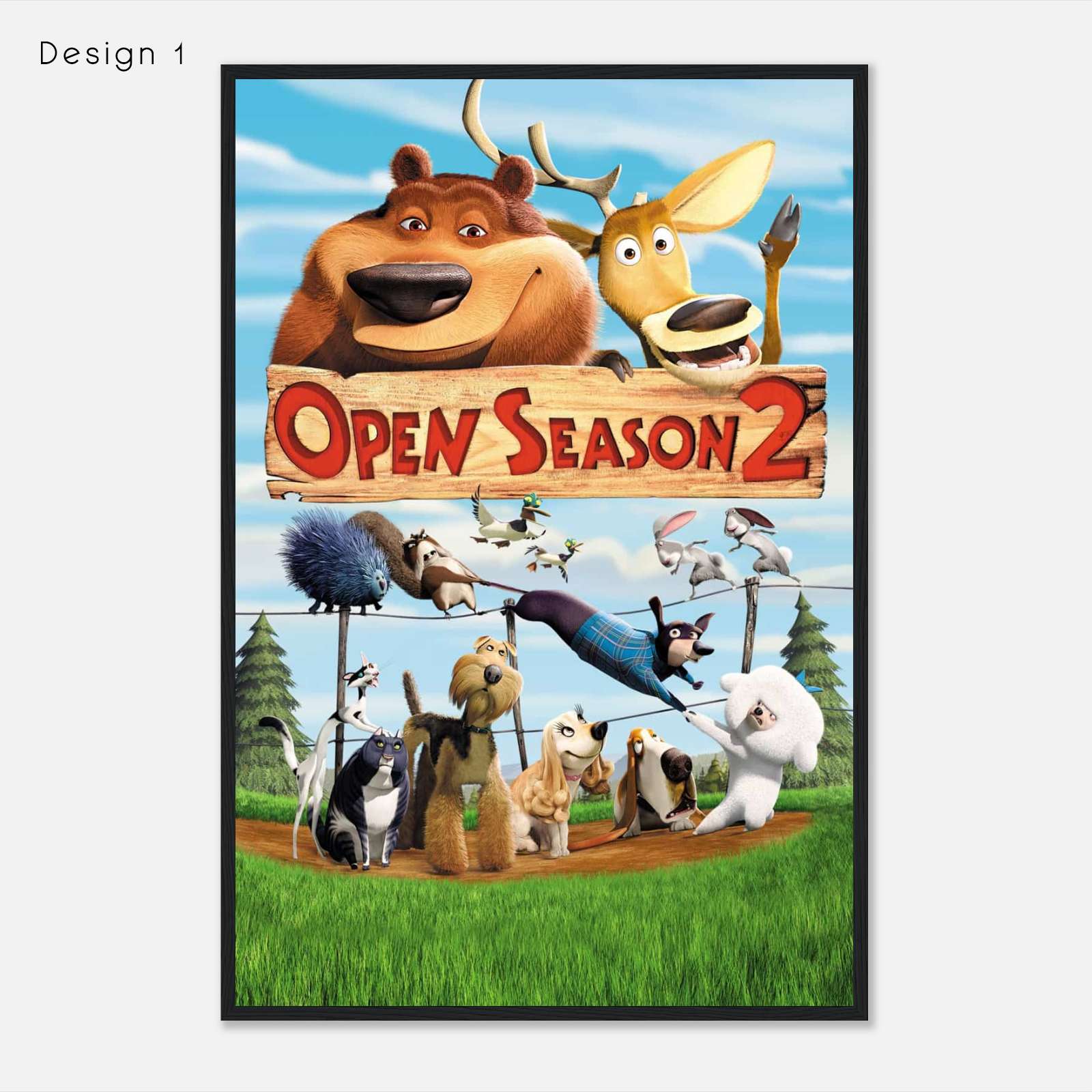 Open Season 2 (2008) Movie Poster Print - Citiesbox