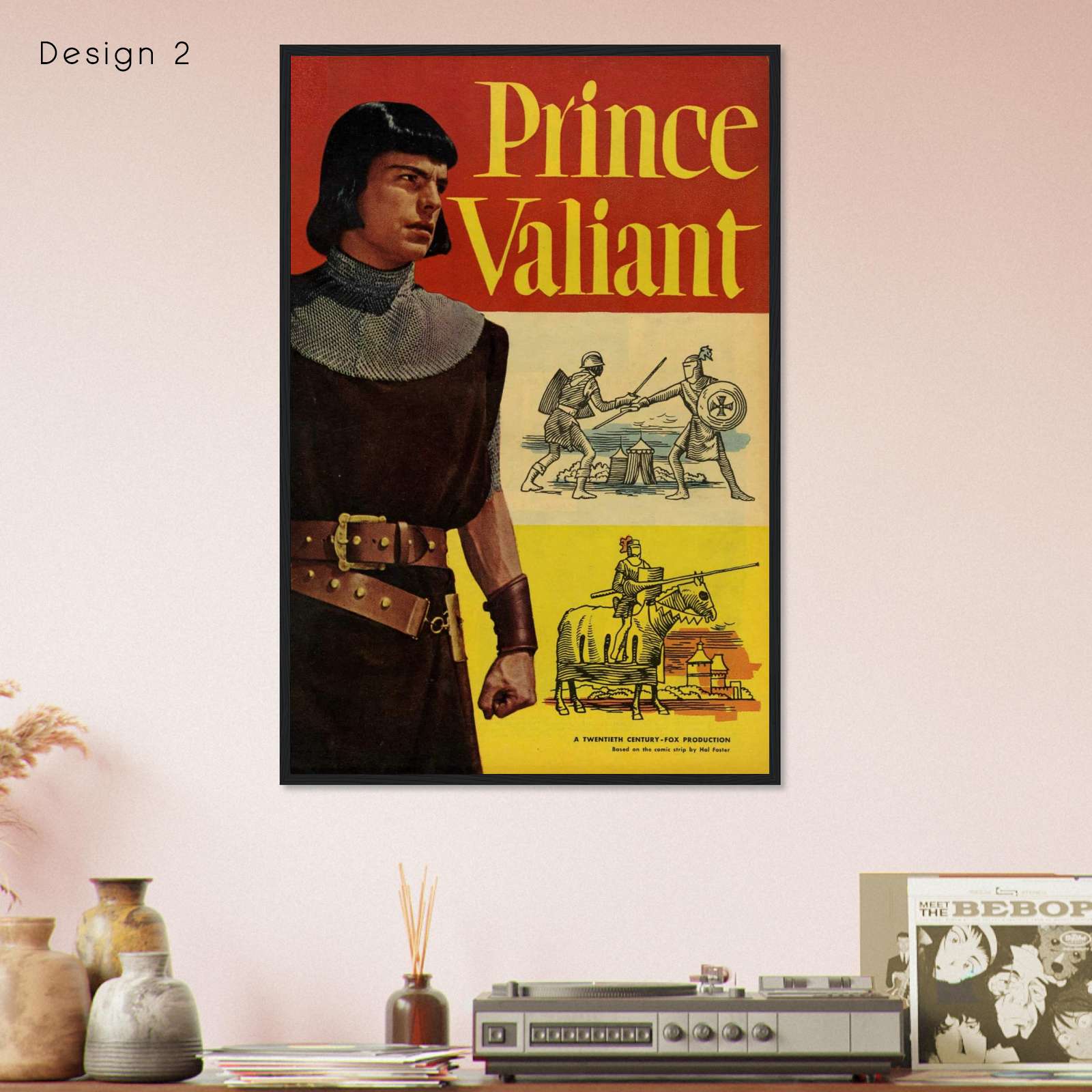 Prince Valiant (1954) Movie Poster Print - Citiesbox