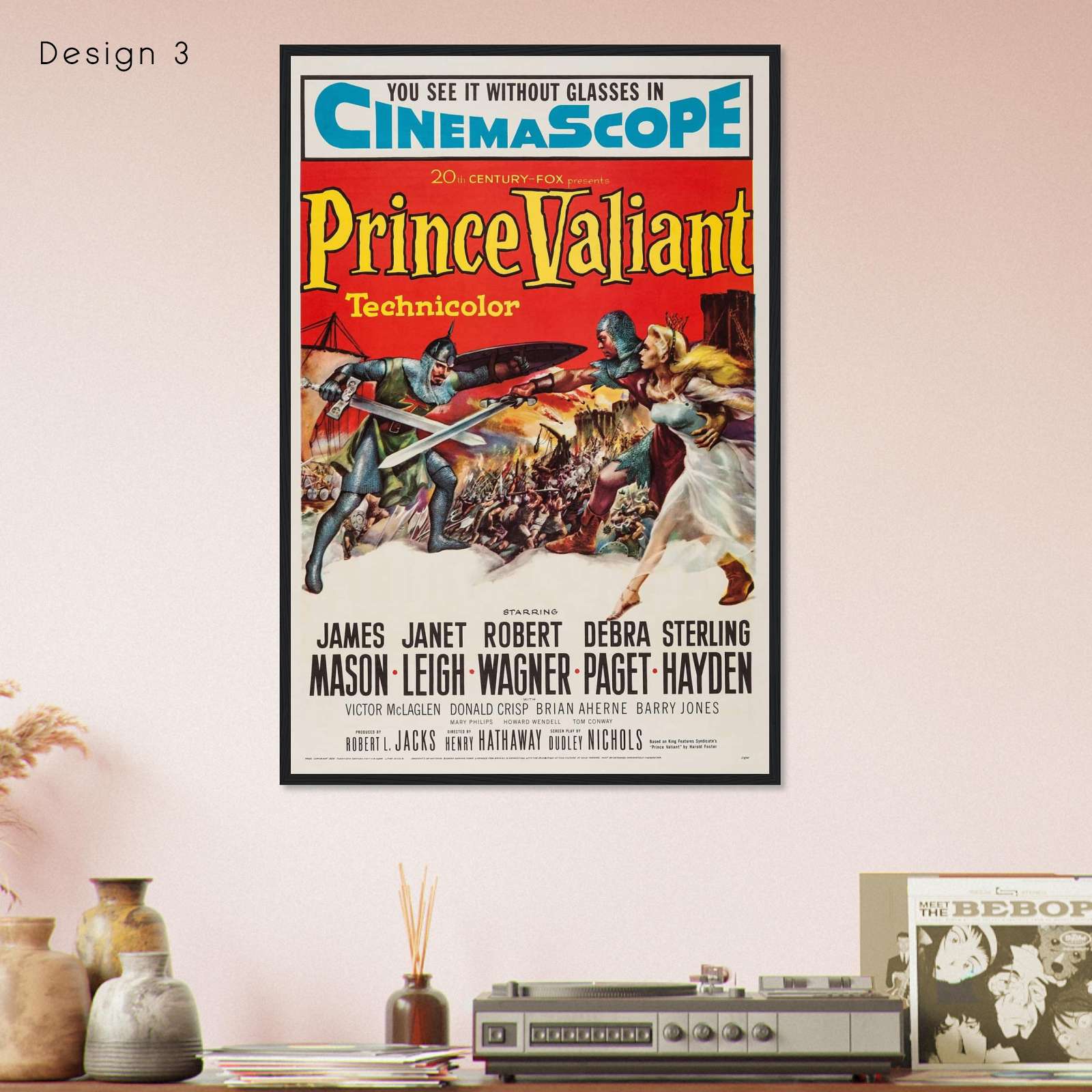 Prince Valiant (1954) Movie Poster Print - Citiesbox