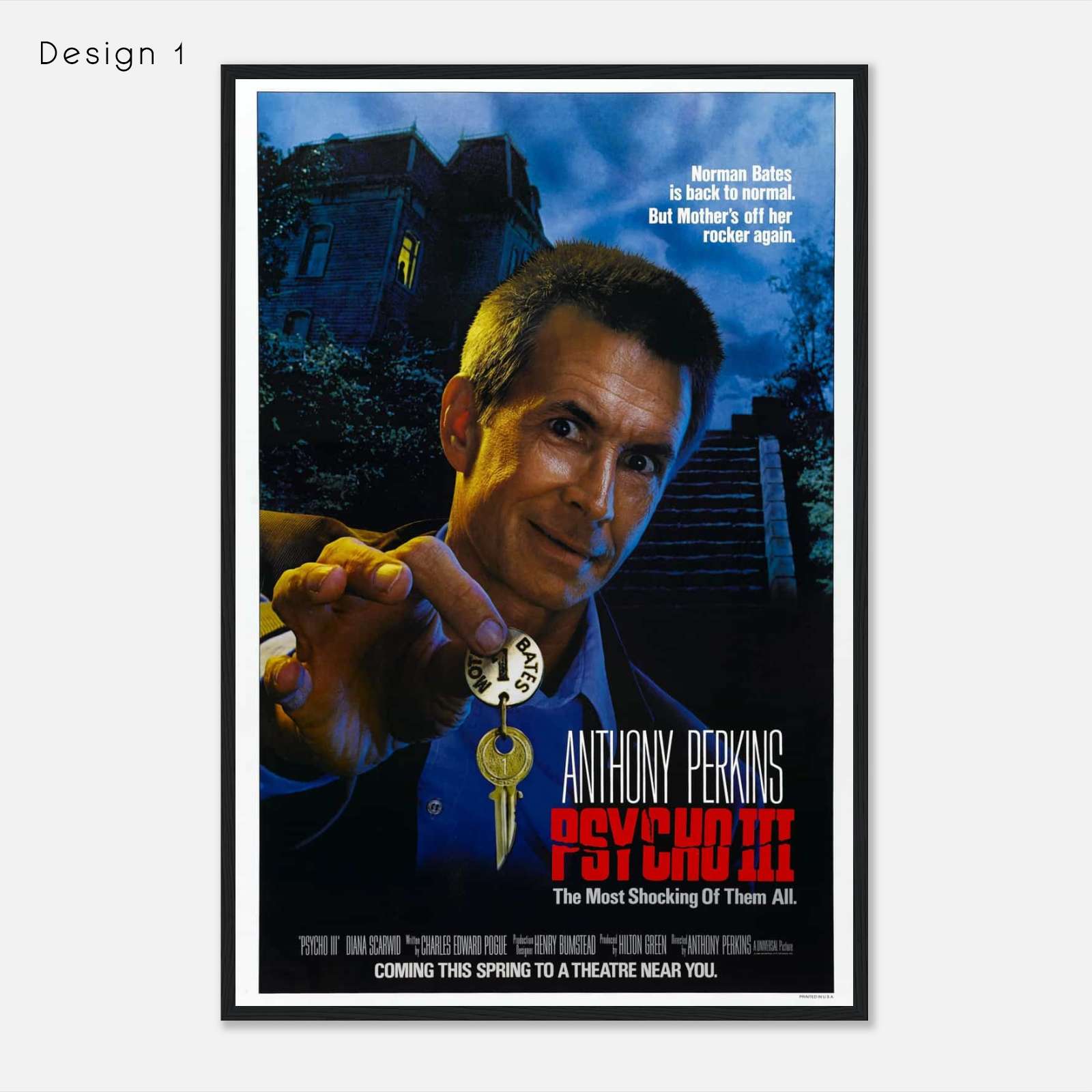 Psycho III (1986) Movie Poster Print - Citiesbox