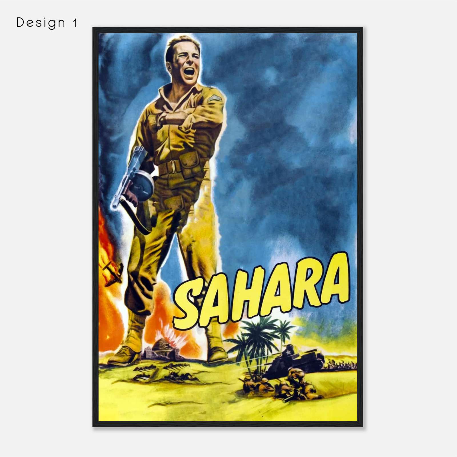 Sahara (1943) Movie Poster Print - Citiesbox