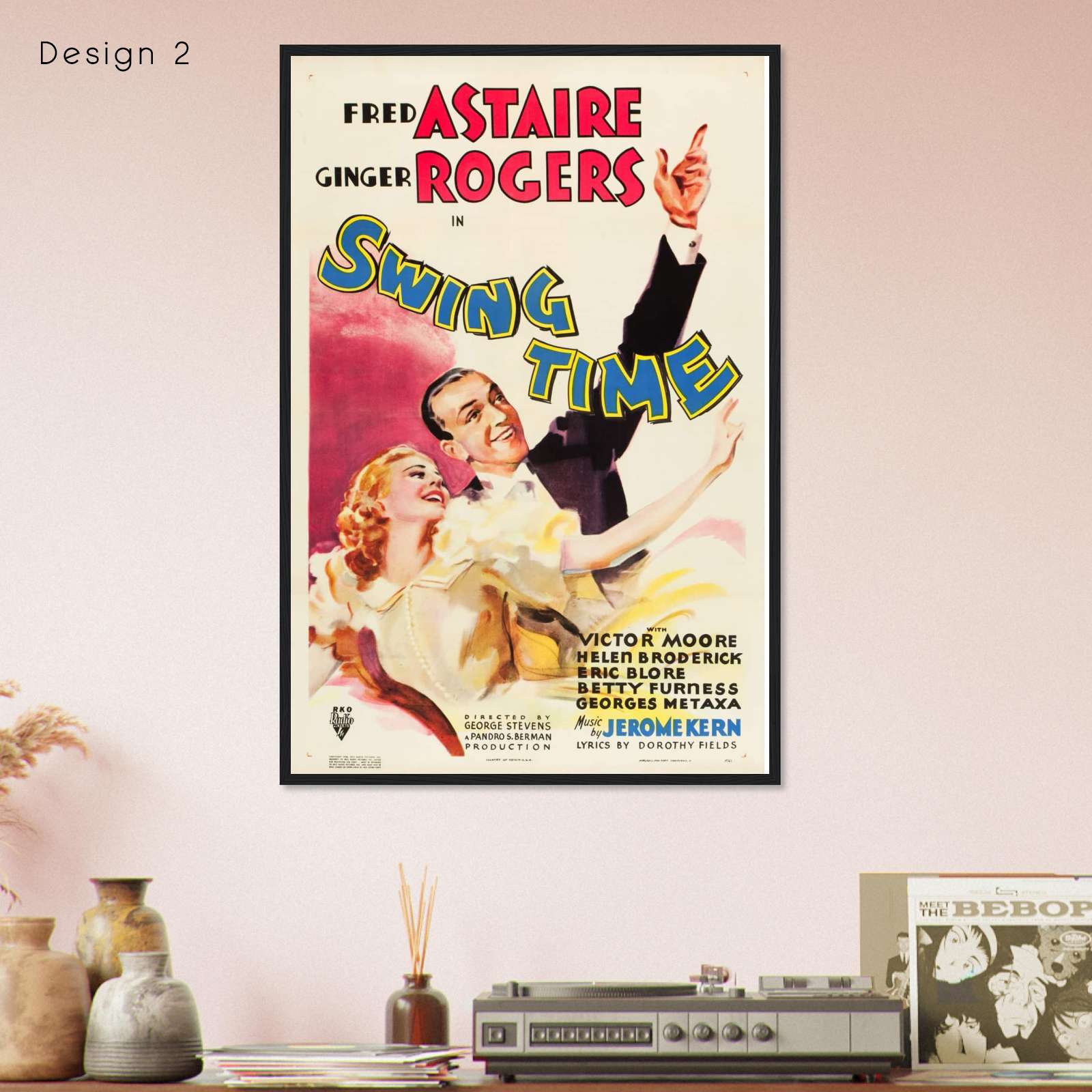 Swing Time (1936) Movie Poster Print - Citiesbox