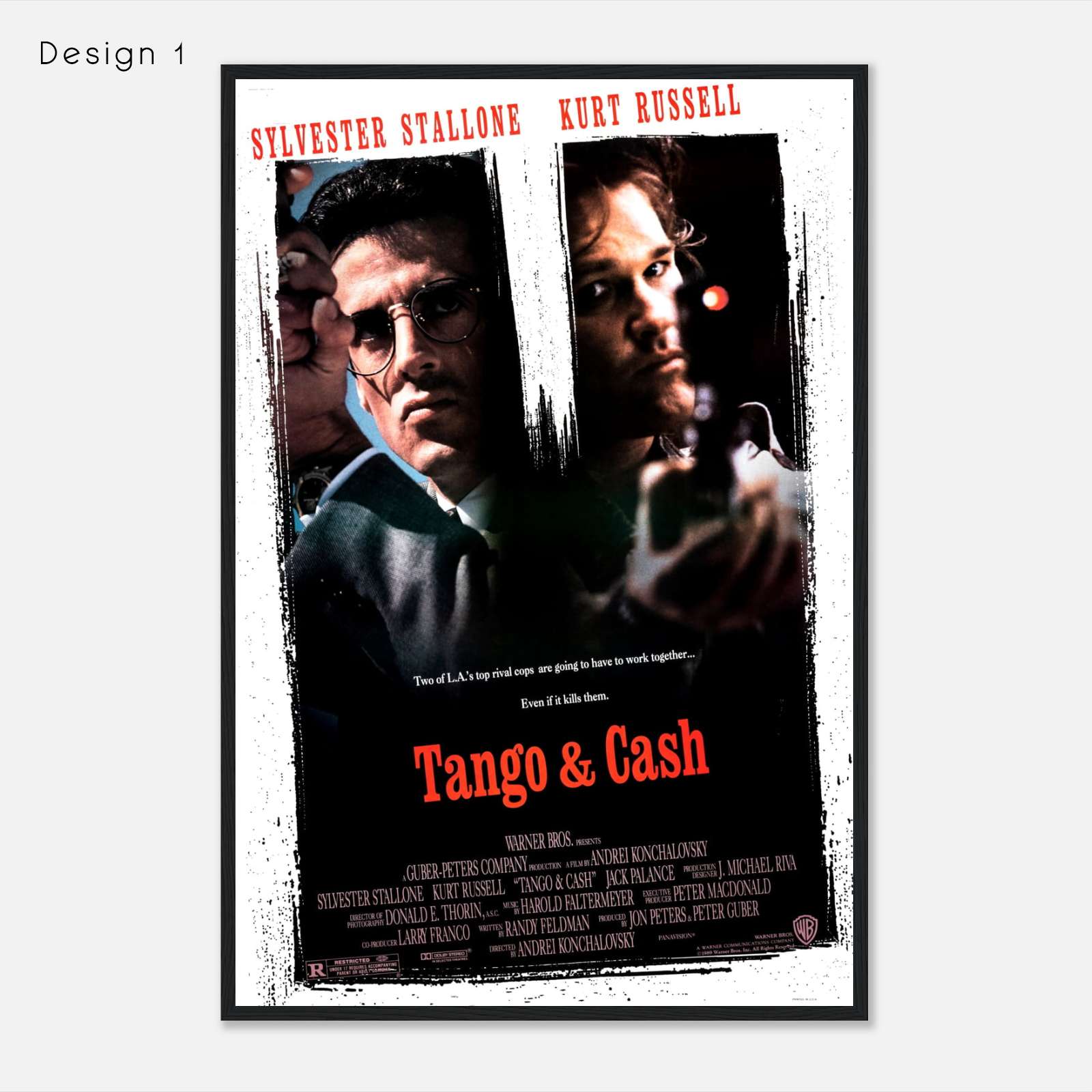 Tango & Cash (1989) Movie Poster Print - Citiesbox