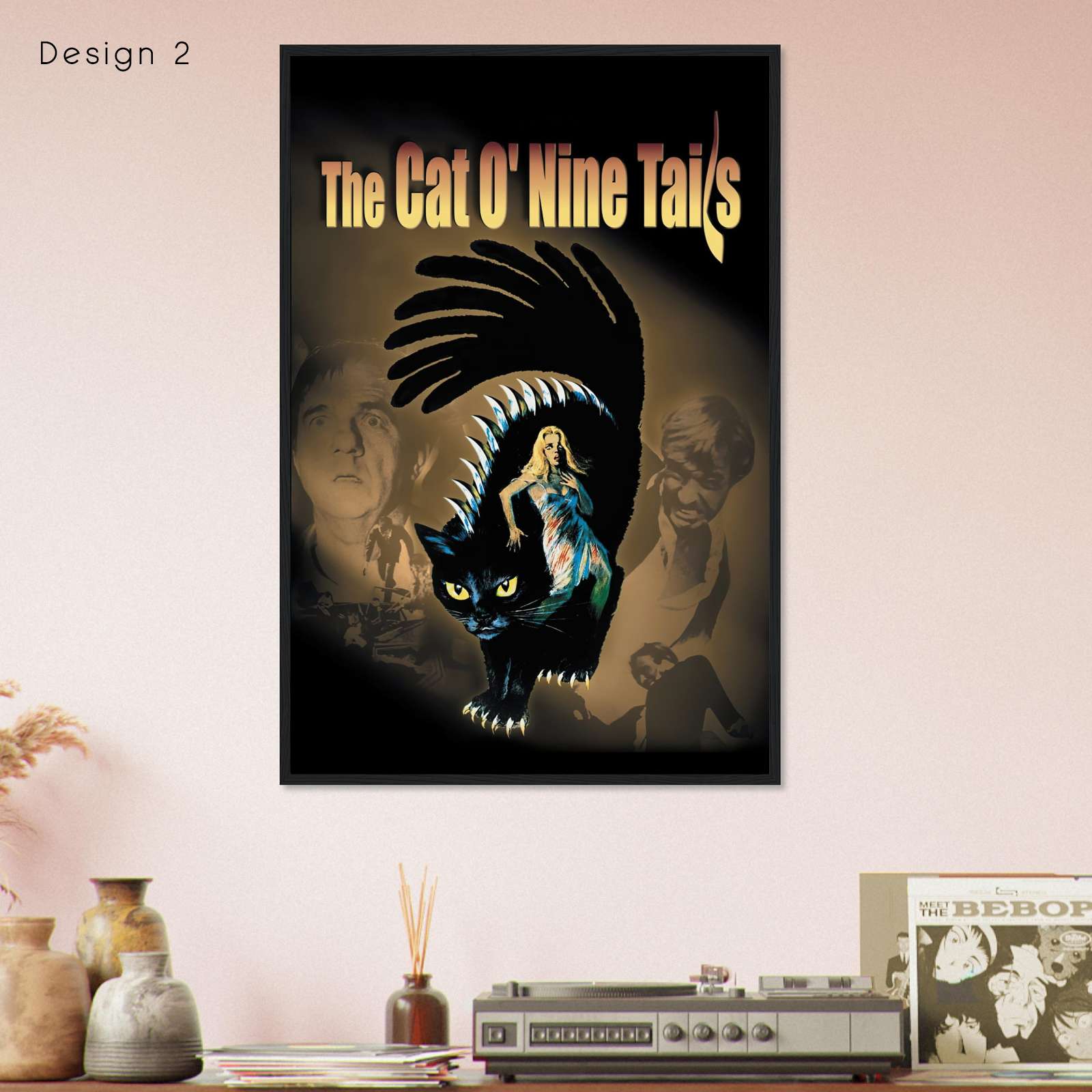 The Cat o' Nine Tails (1971) Movie Poster Print - Citiesbox