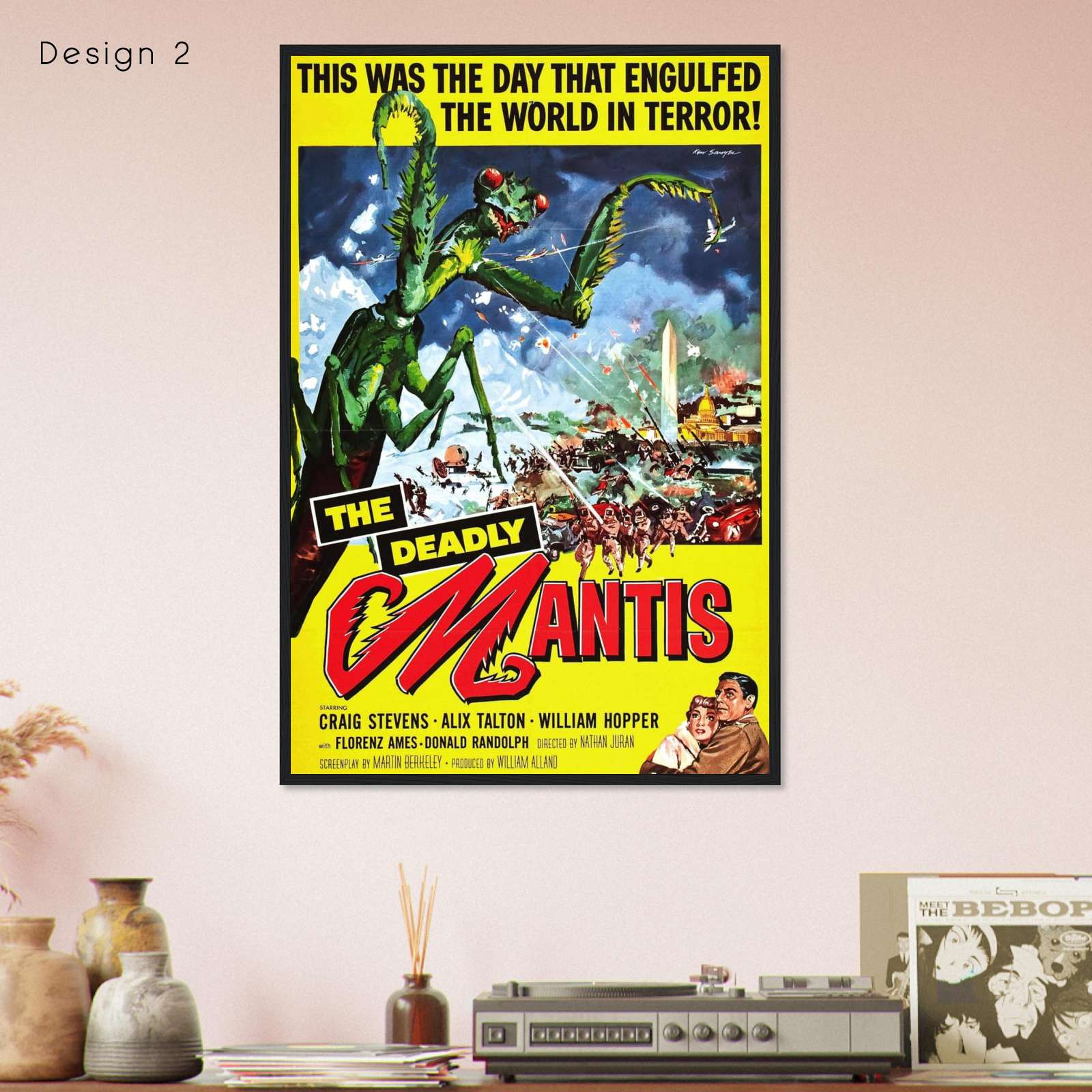 The Deadly Mantis (1957) Movie Poster Print - Citiesbox
