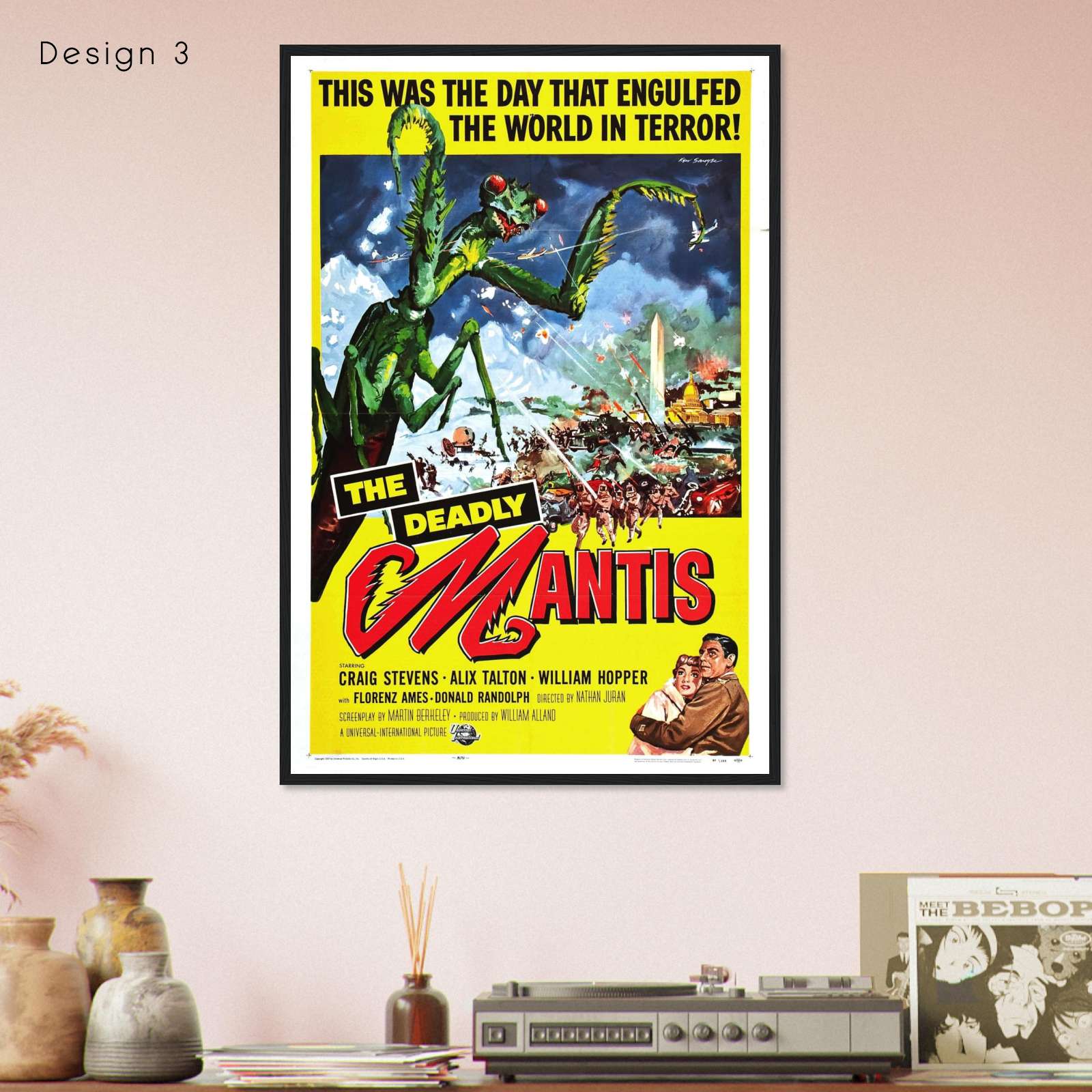 The Deadly Mantis (1957) Movie Poster Print - Citiesbox