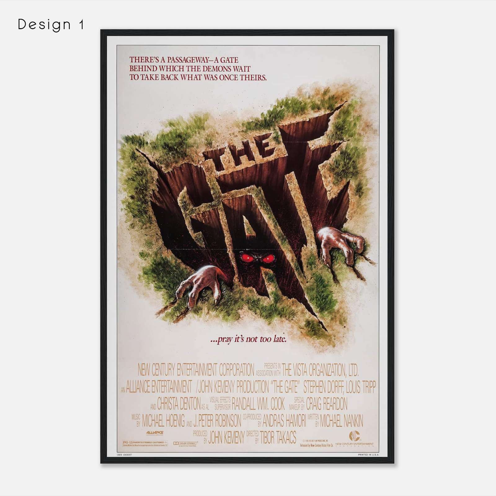 The Gate (1987) Movie Poster Print - Citiesbox
