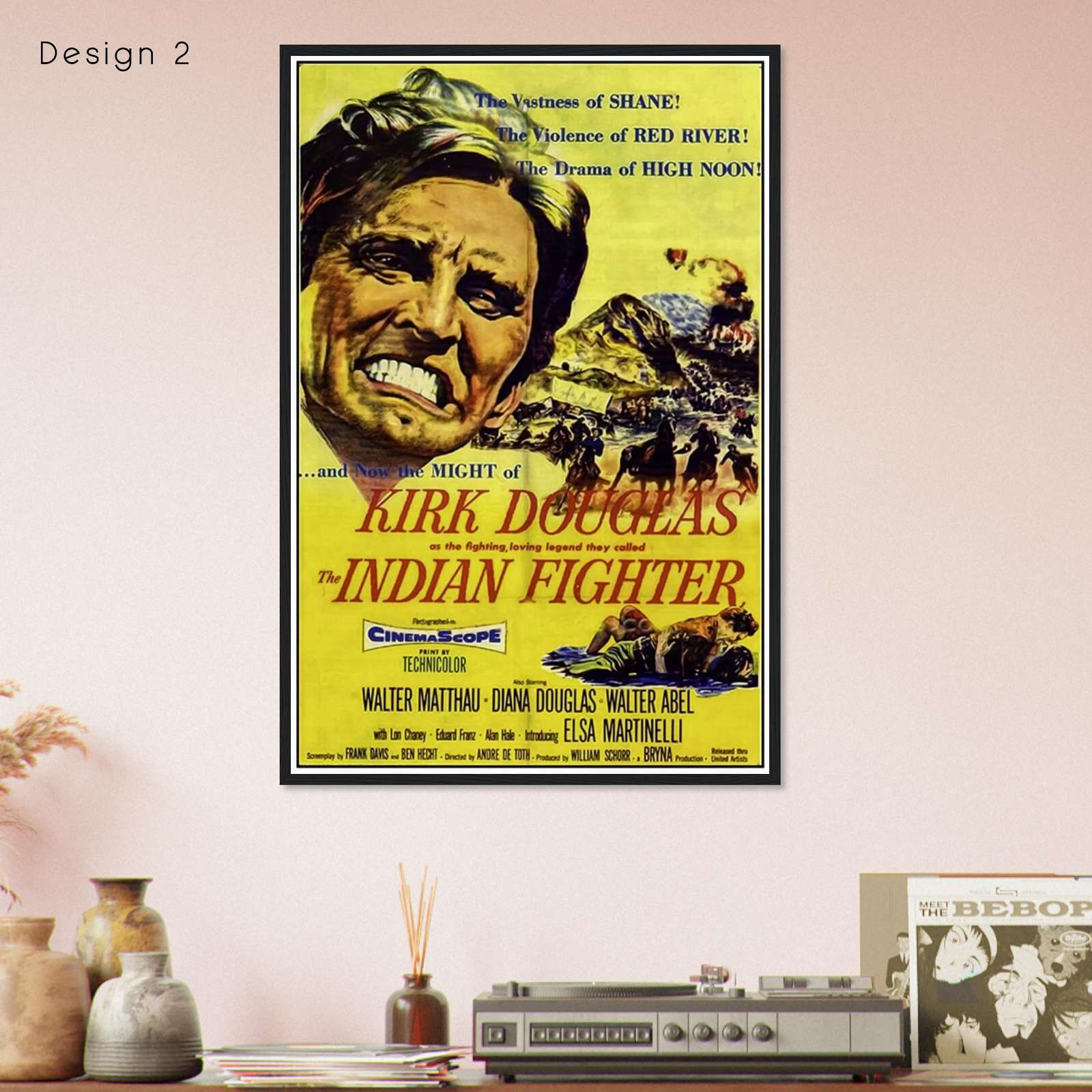 The Indian Fighter (1955) Movie Poster Print - Citiesbox