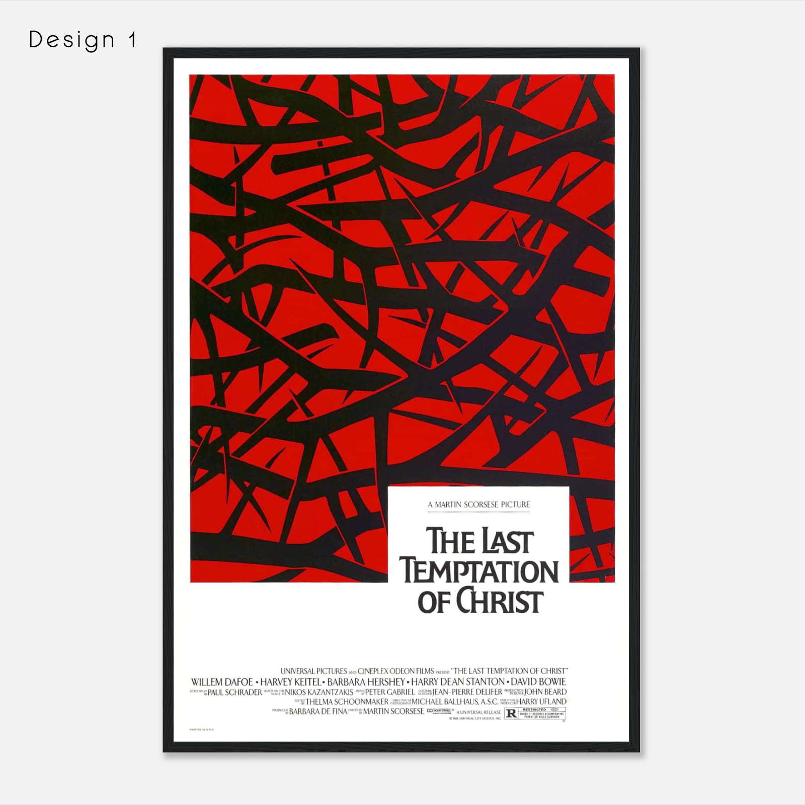 The Last Temptation of Christ (1988) Movie Poster Print - Citiesbox