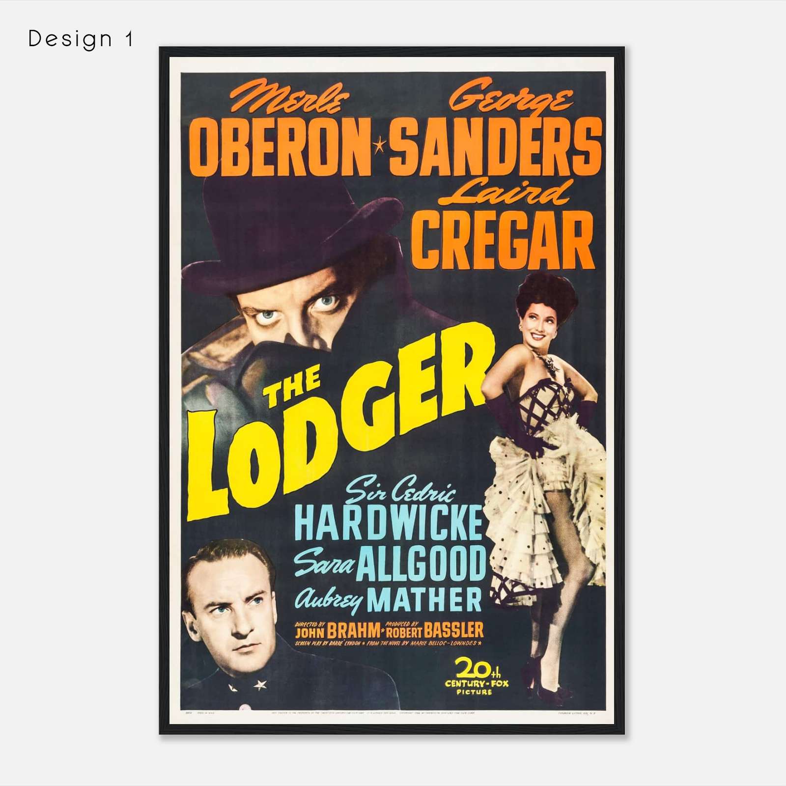 The Lodger (1944) Movie Poster Print - Citiesbox