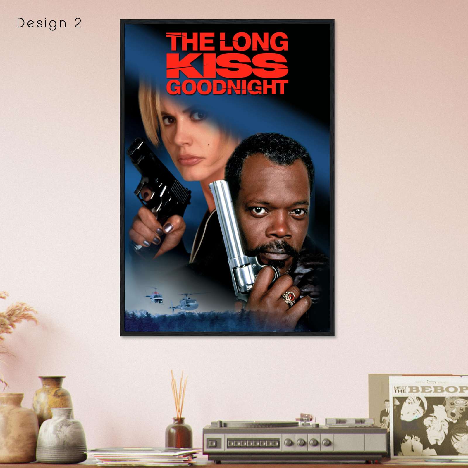 The Long Kiss Goodnight (1996) Movie Poster Print - Citiesbox