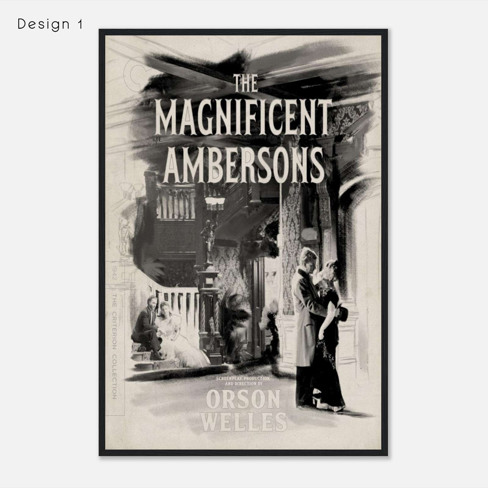 The Magnificent Ambersons (1942) Movie Poster Print - Citiesbox The Magnificent Ambersons (1942) Movie Poster Print - Citiesbox