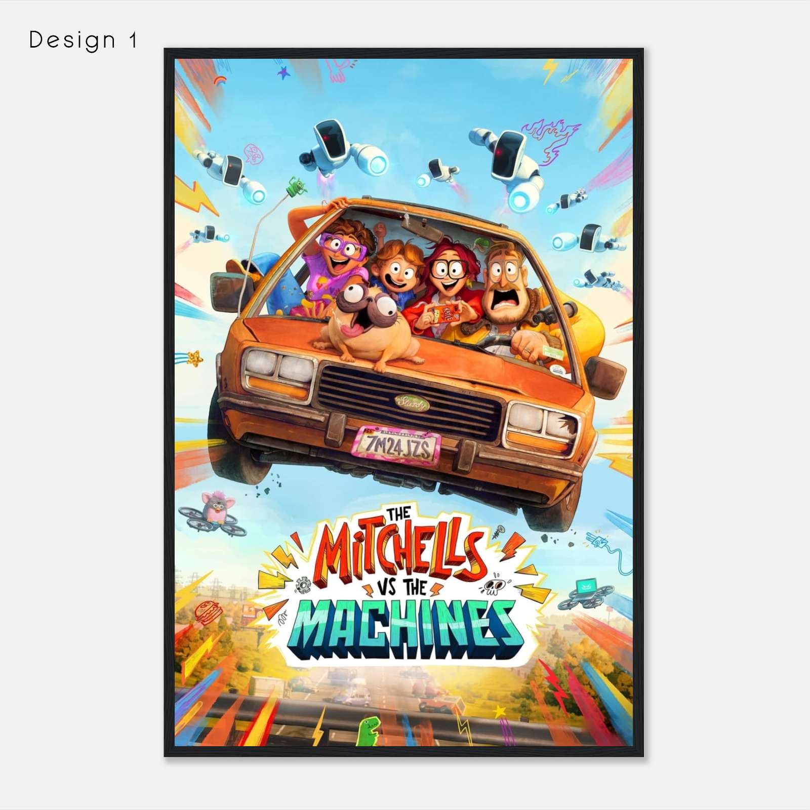 The Mitchells vs. the Machines (2021) Movie Poster Print - Citiesbox