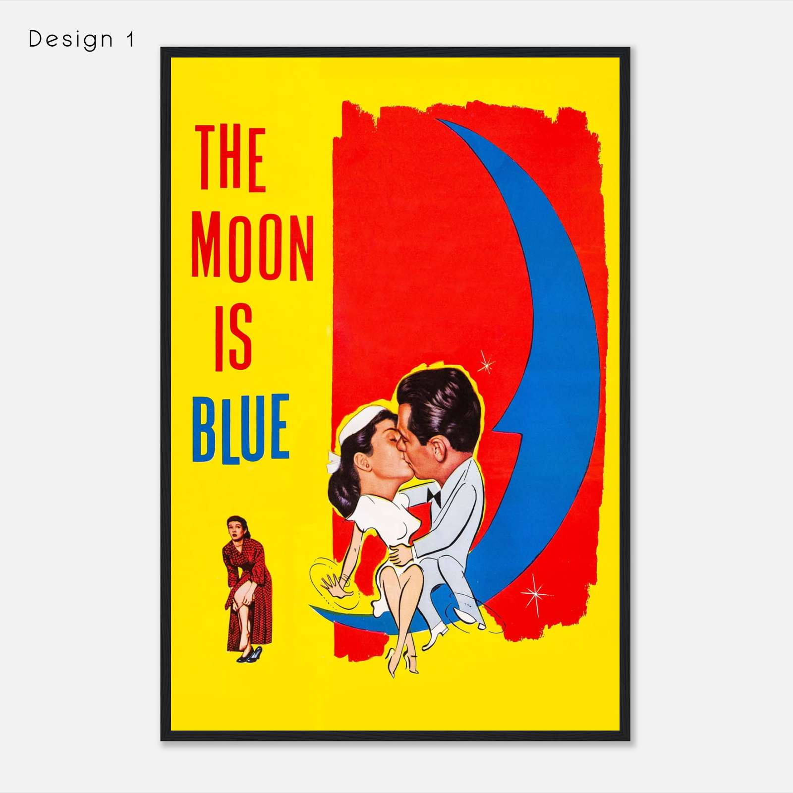 The Moon Is Blue (1953) Movie Poster Print - Citiesbox