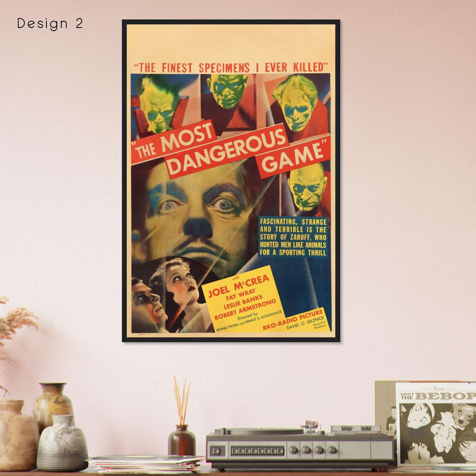 The Most Dangerous Game (1932) Movie Poster Print - Citiesbox