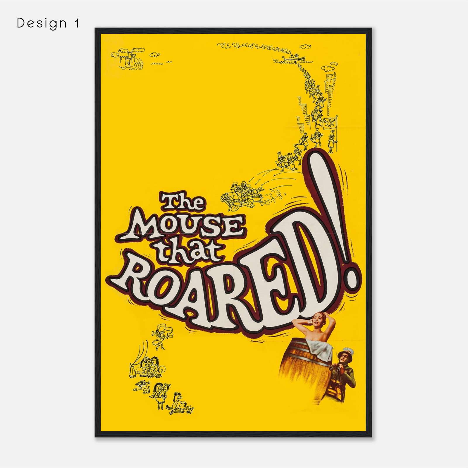 The Mouse That Roared (1959) Movie Poster Print - Citiesbox