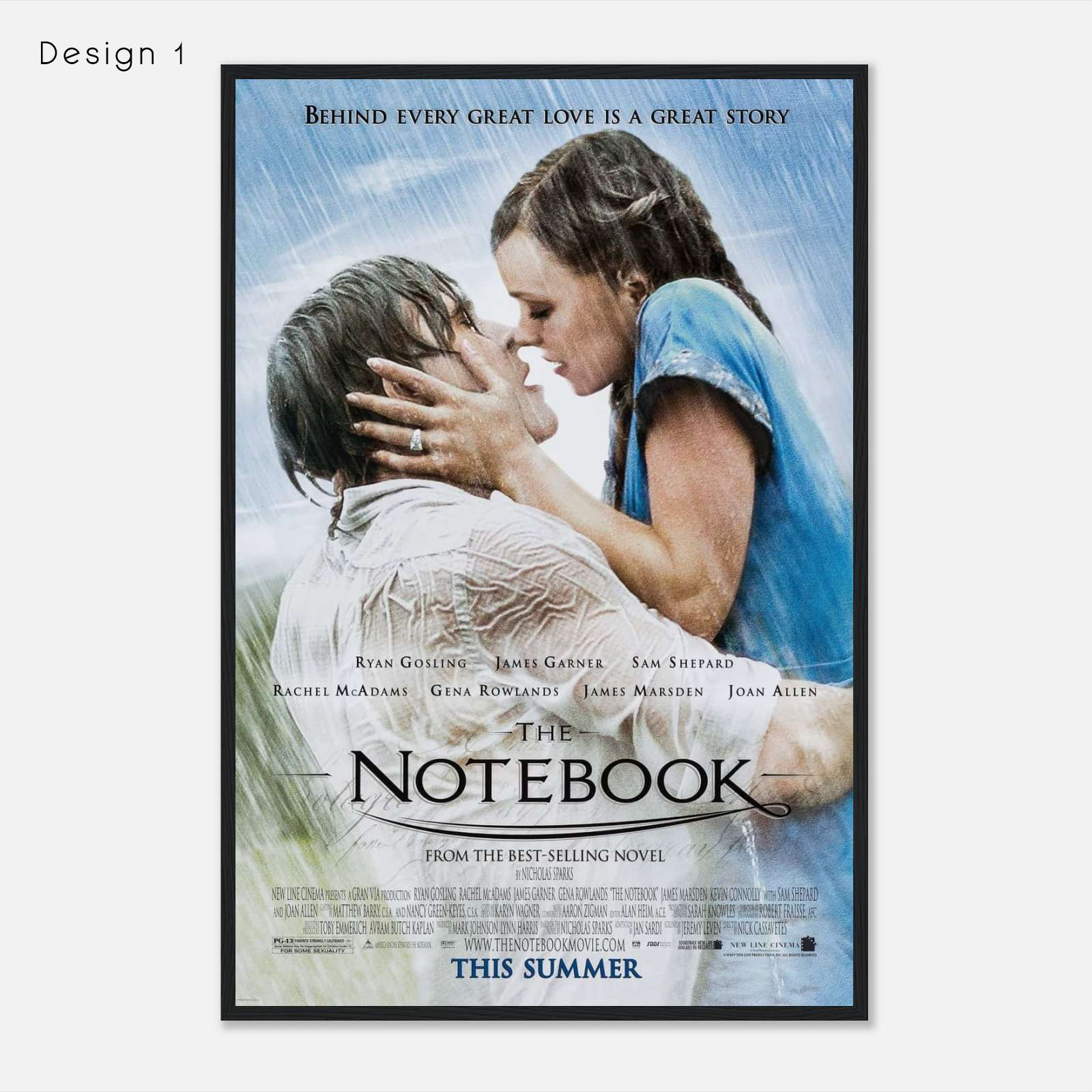 The Notebook (2004) Movie Poster Print - Citiesbox