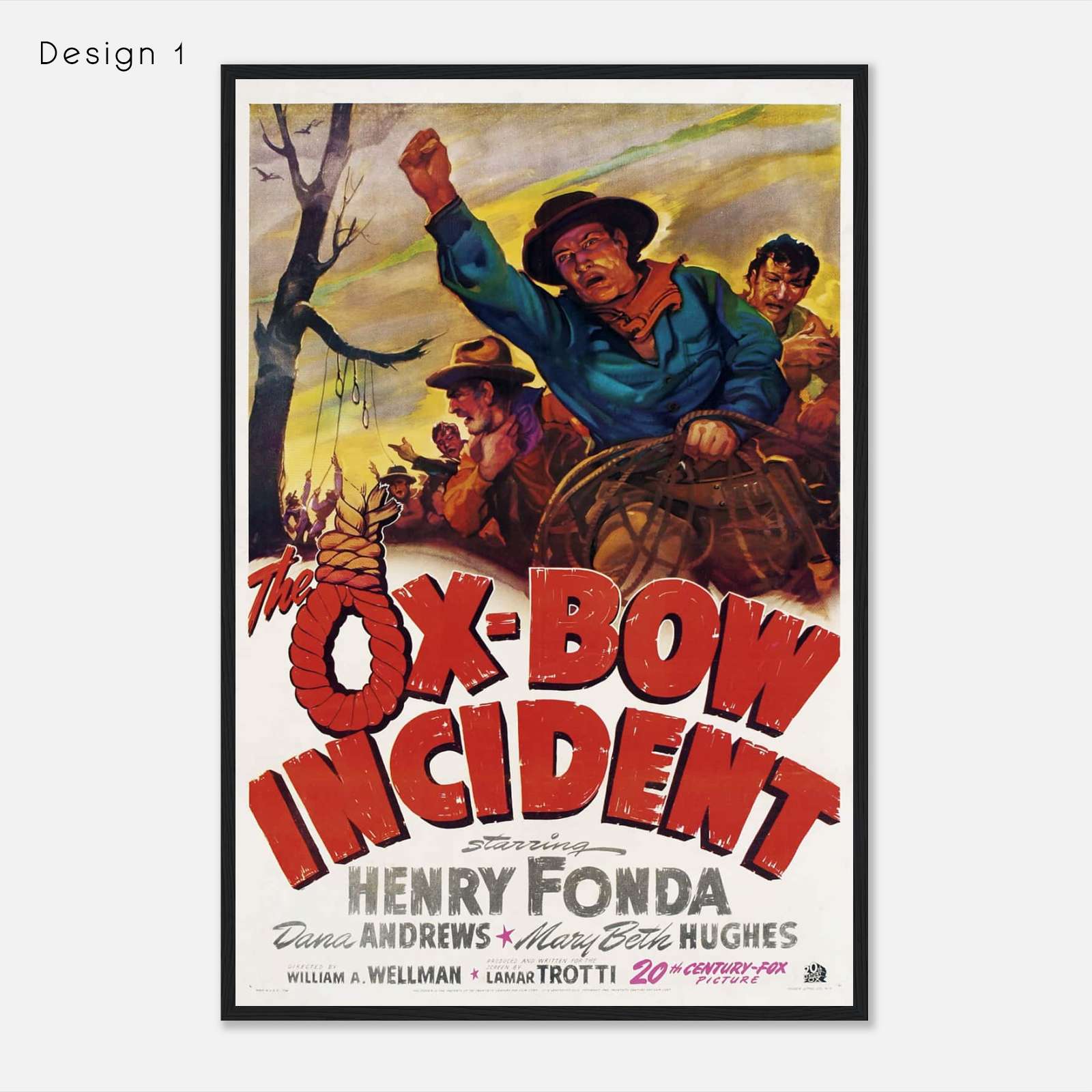 The Ox-Bow Incident (1943) Movie Poster Print - Citiesbox