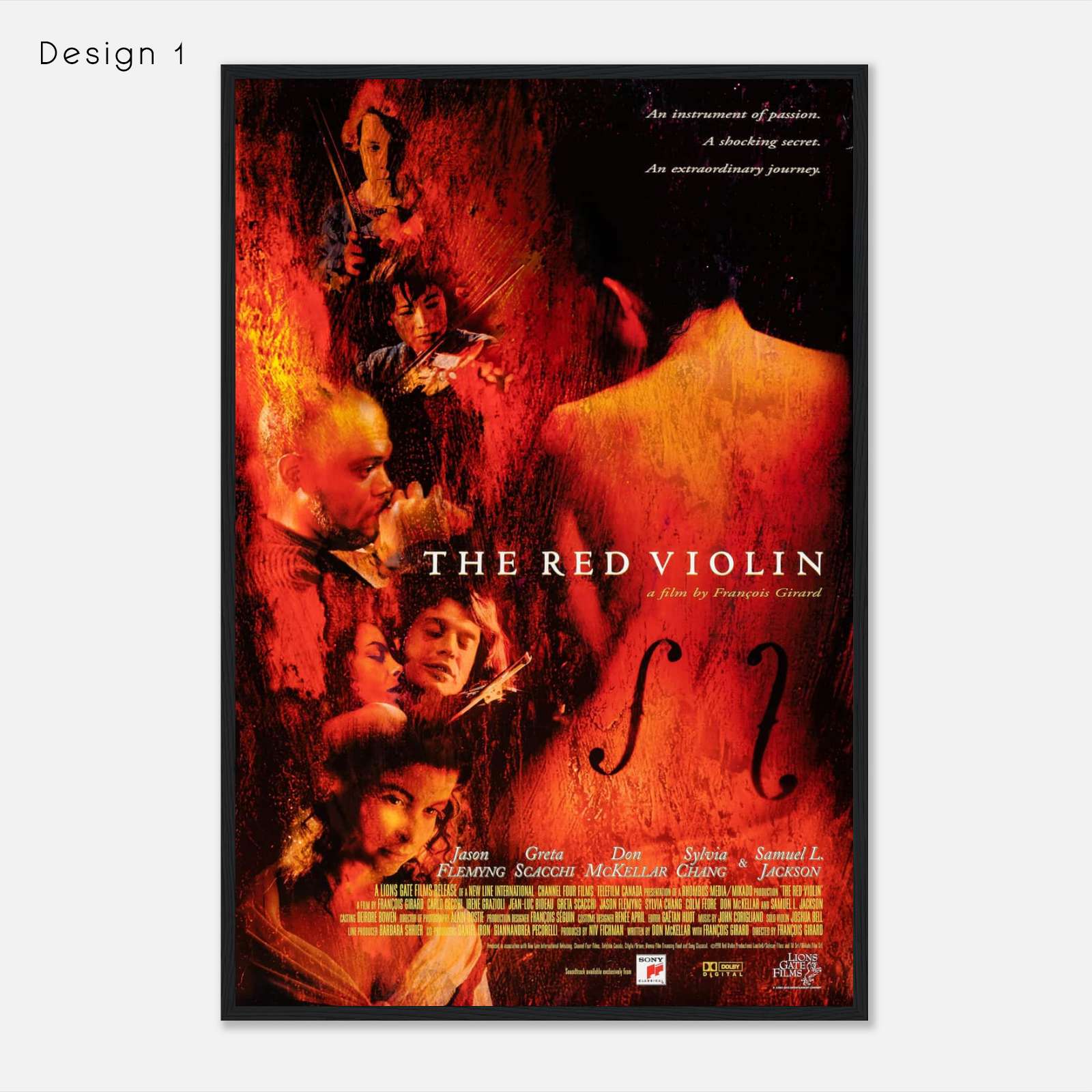 The Red Violin (1998) Movie Poster Print - Citiesbox