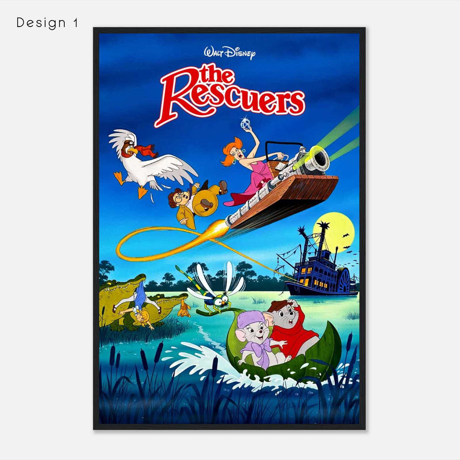 The Rescuers (1977) Movie Poster Print - Citiesbox