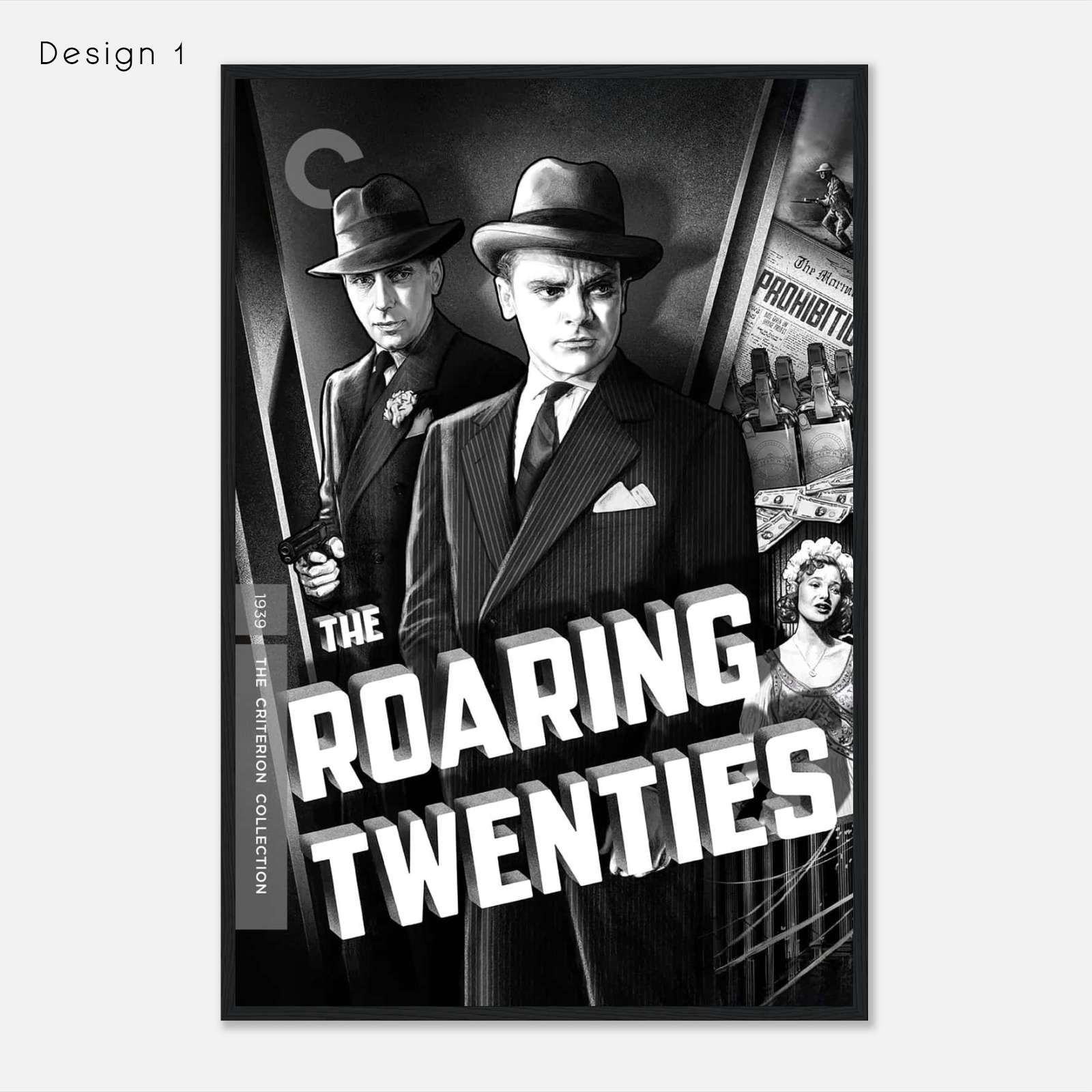 The Roaring Twenties (1939) Movie Poster Print - Citiesbox