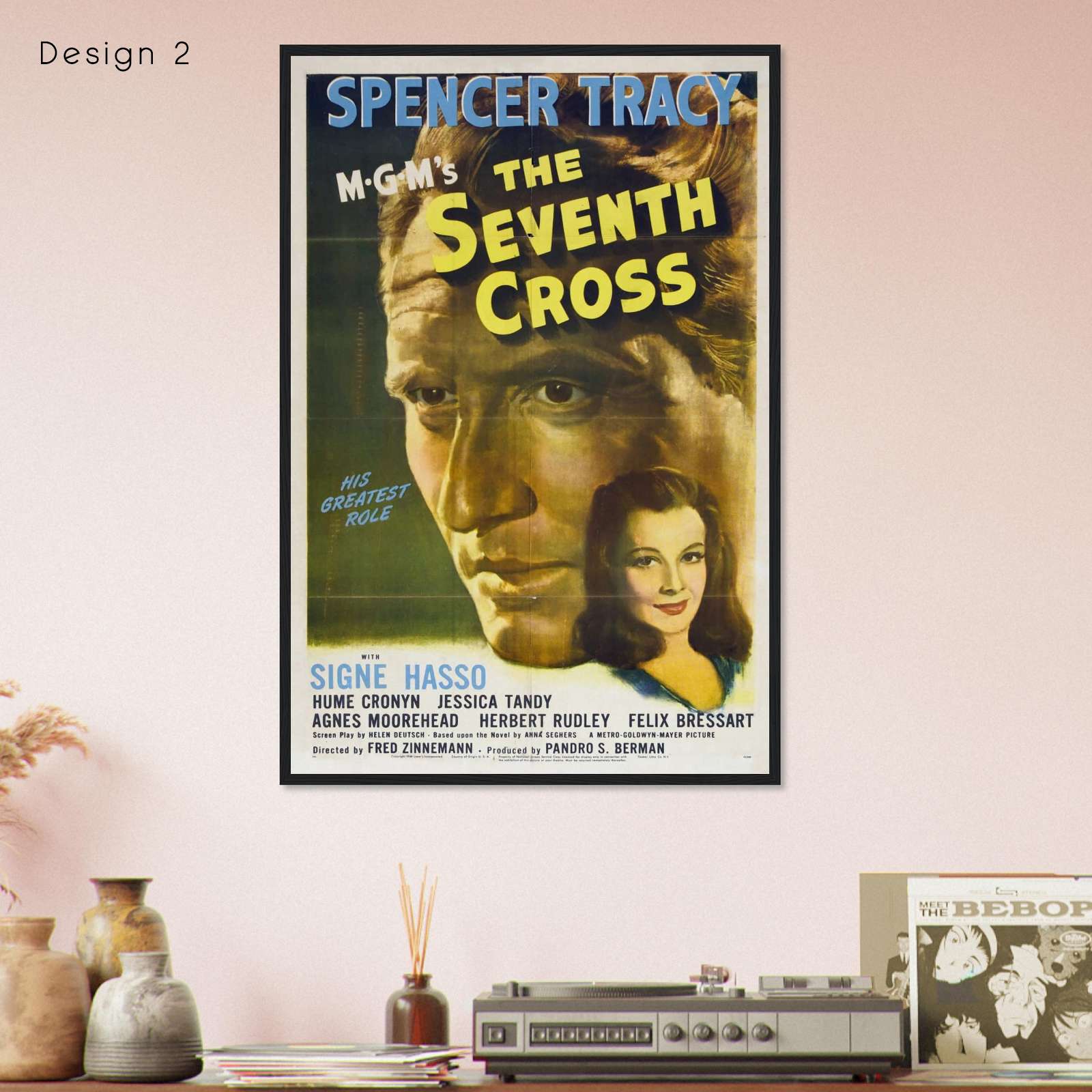 The Seventh Cross (1944) Movie Poster Print - Citiesbox