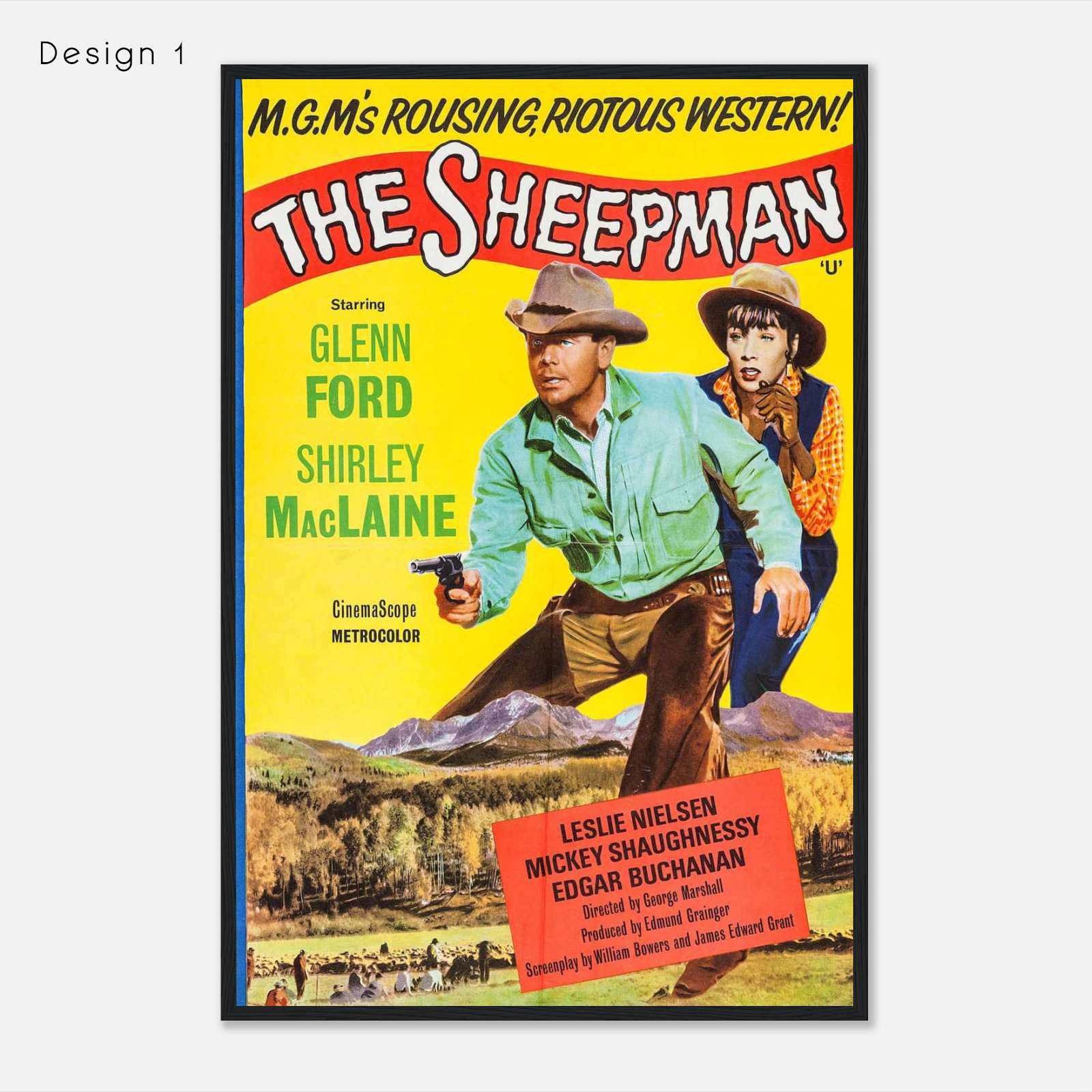 The Sheepman (1958) Movie Poster Print - Citiesbox