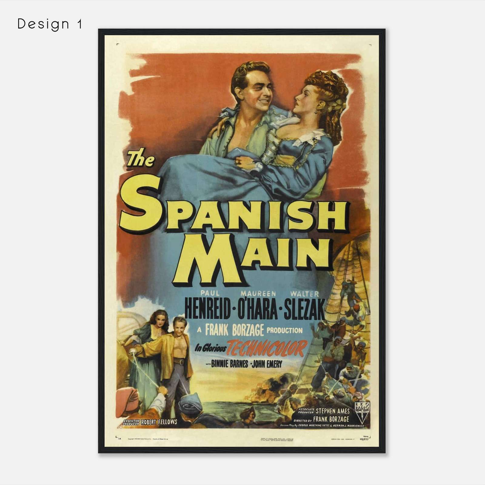 The Spanish Main (1945) Movie Poster Print - Citiesbox