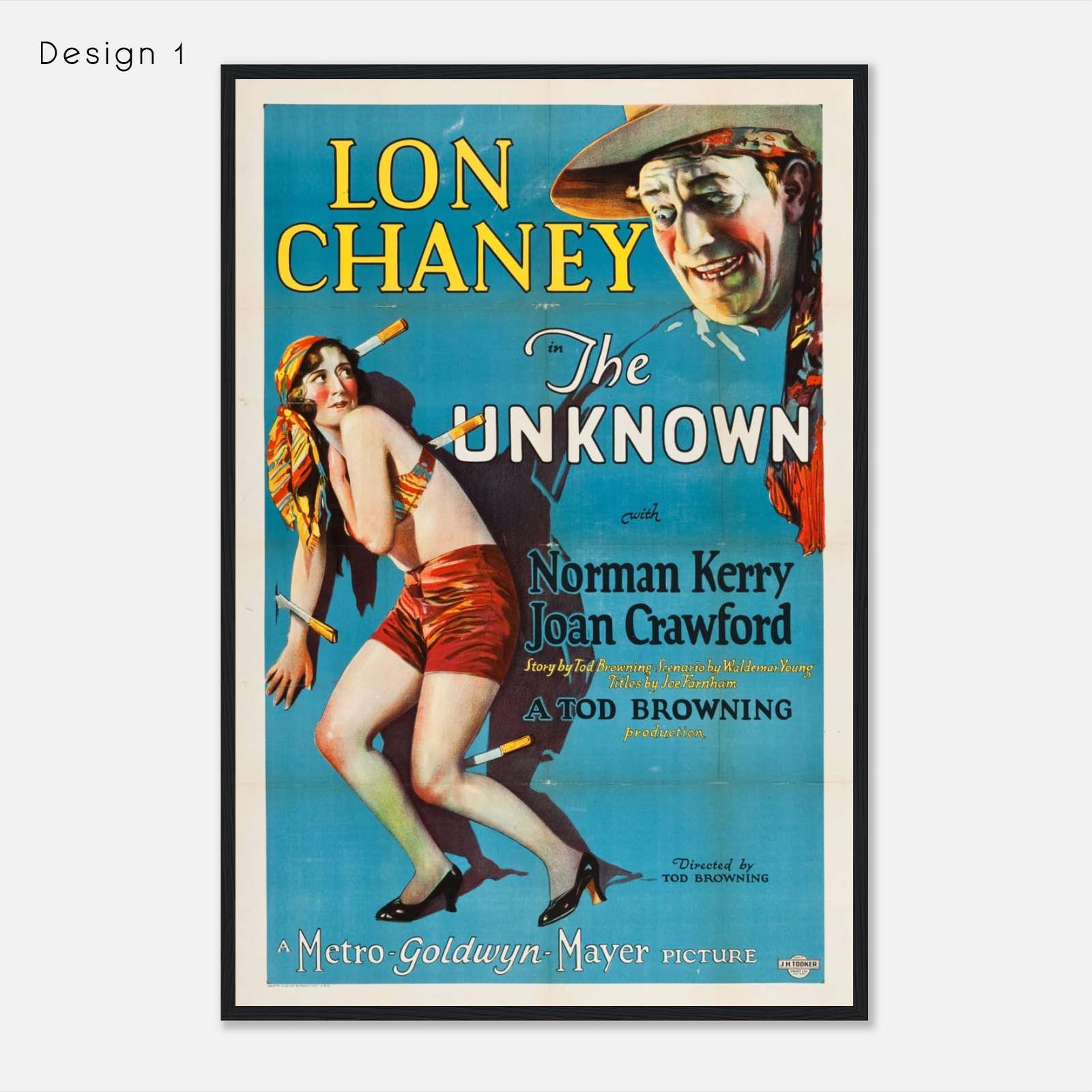 The Unknown (1927) Movie Poster Print - Citiesbox