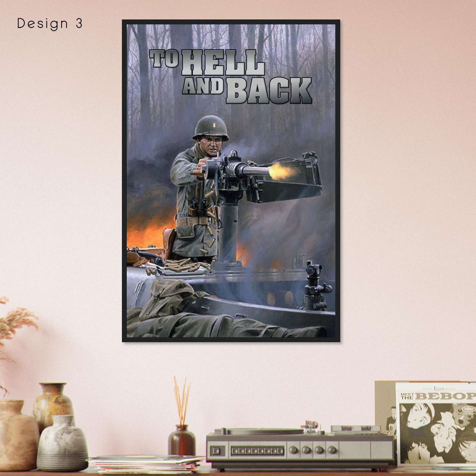 To Hell and Back (1955) Movie Poster Print - Citiesbox