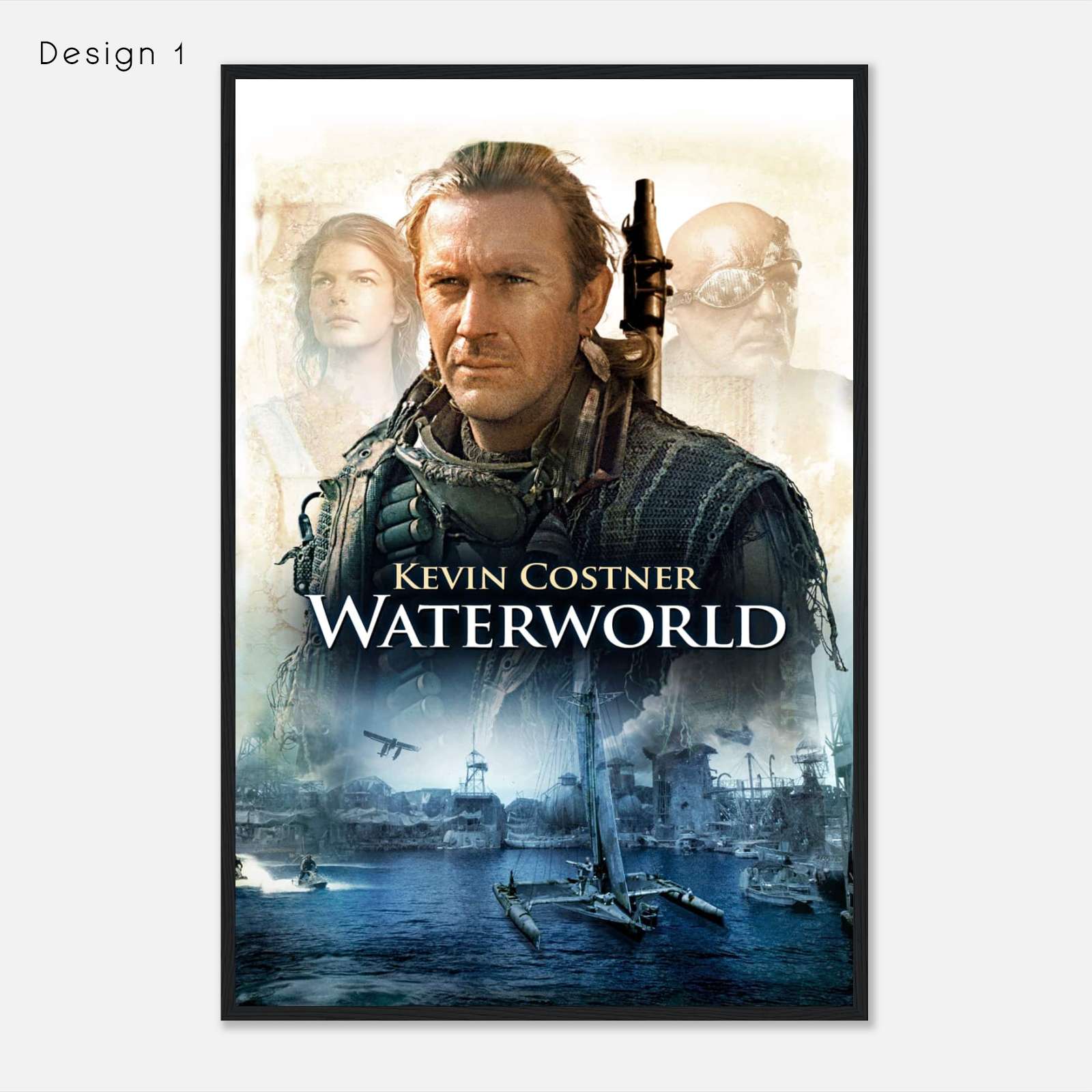 Waterworld (1995) Movie Poster Print - Citiesbox