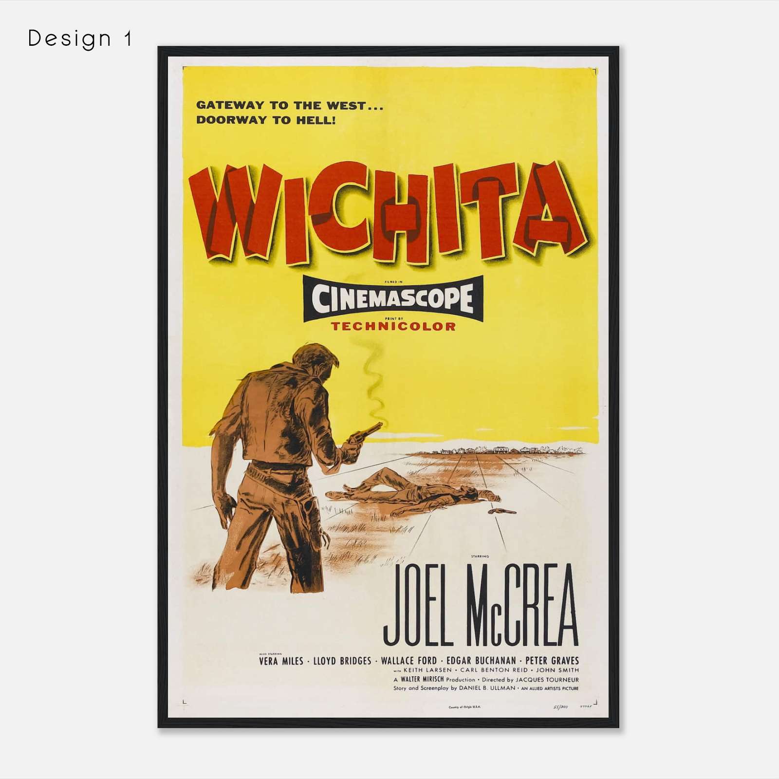 Wichita (1955) Movie Poster Print - Citiesbox