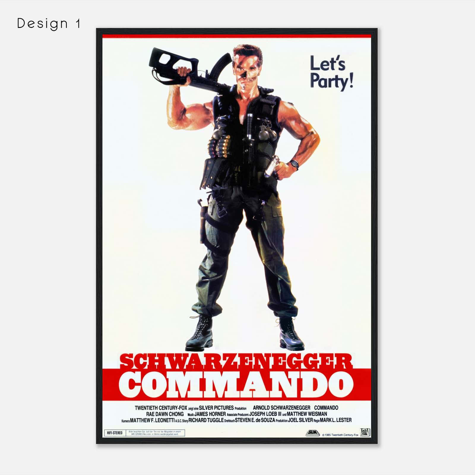 Commando (1985) Movie Poster Print - Citiesbox