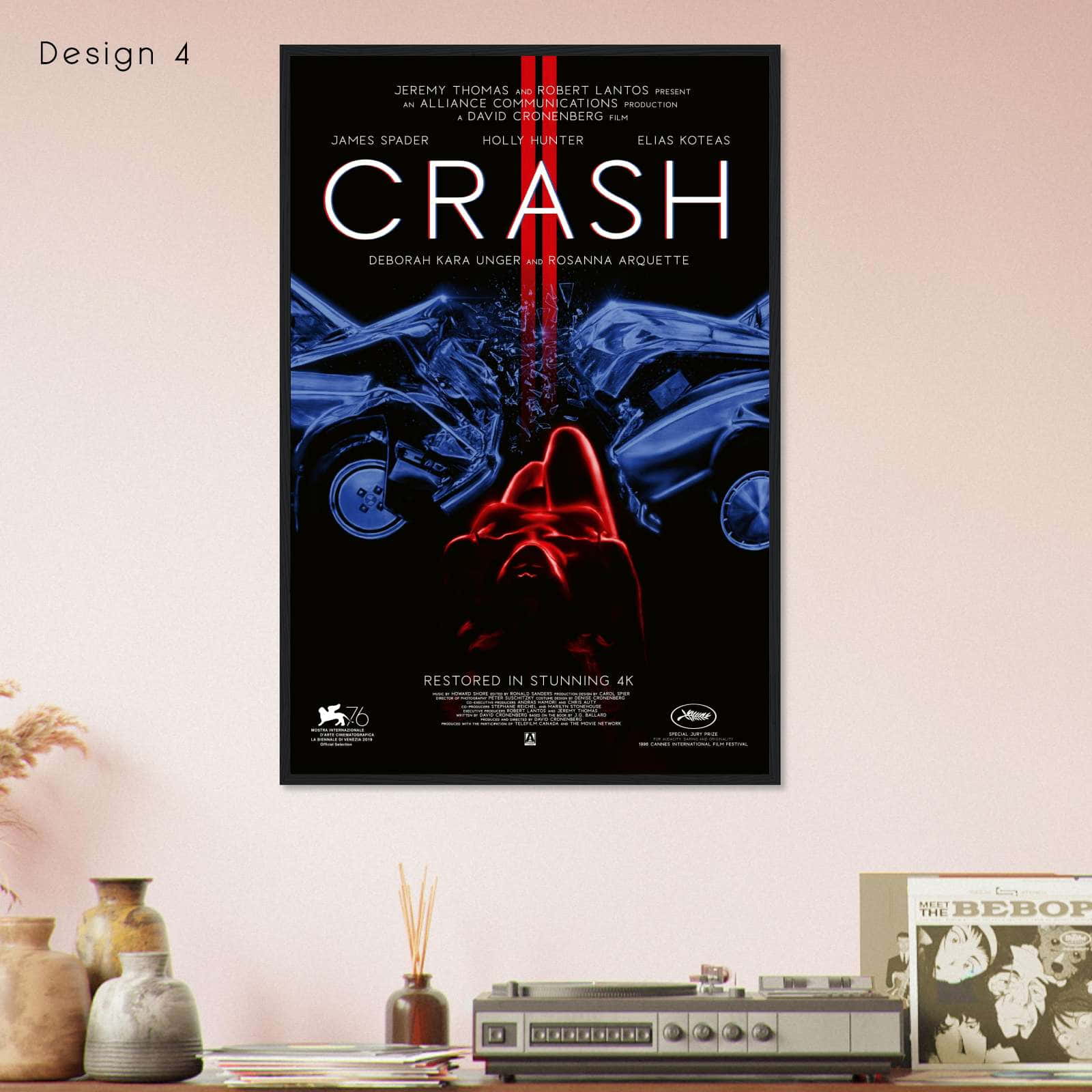 Crash (1996) Movie Poster Print - Citiesbox