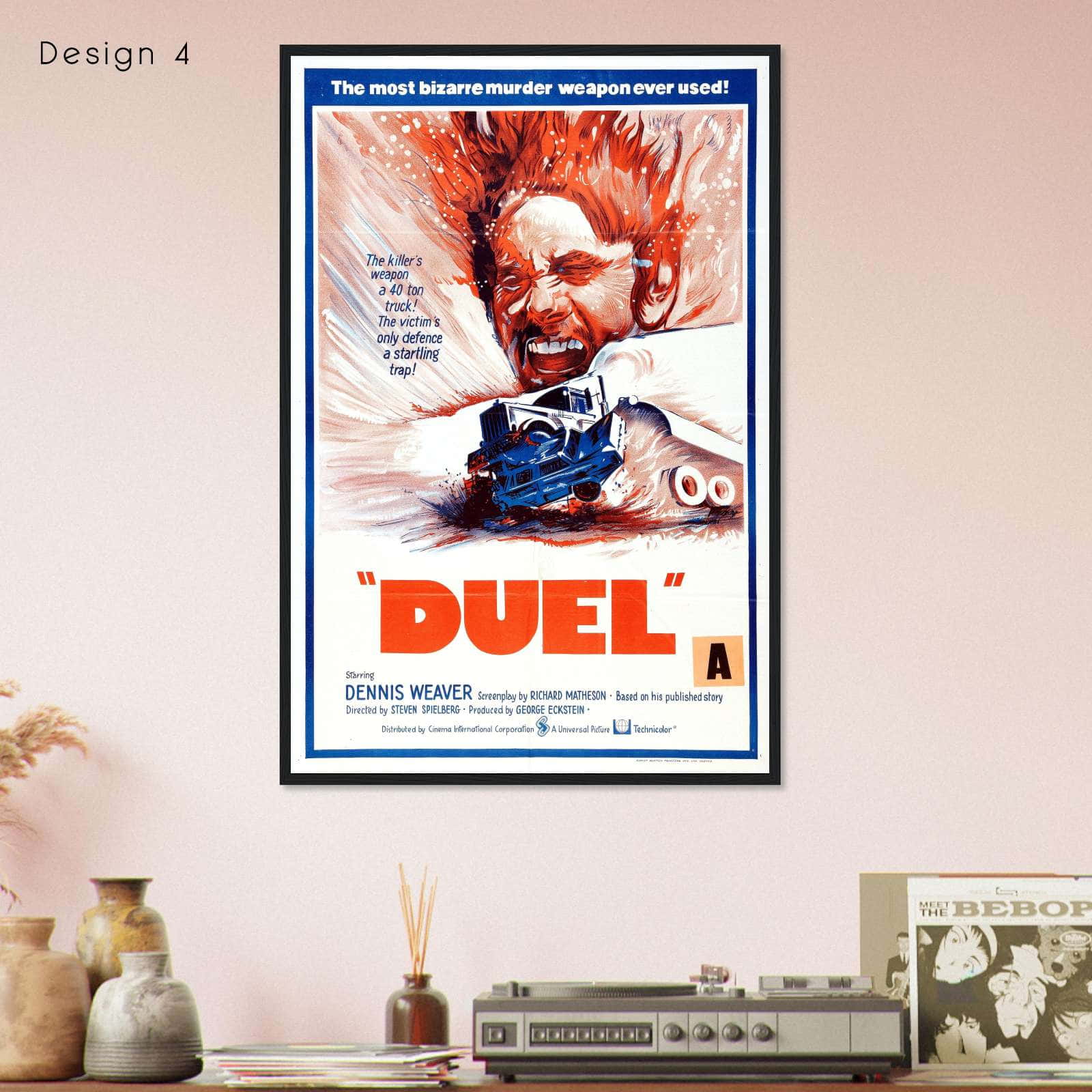 Duel (1971) Movie Poster Print - Citiesbox