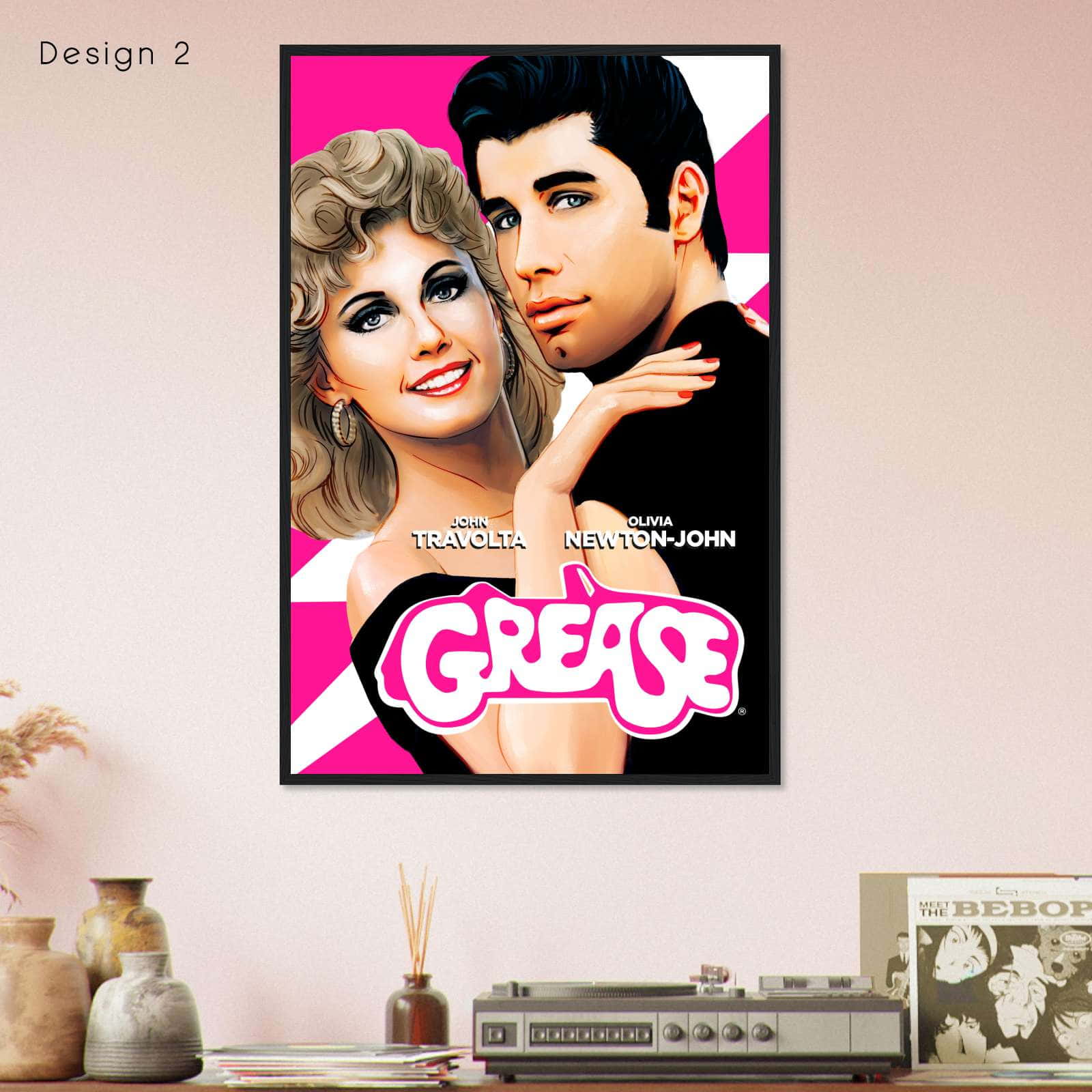 Grease (1978) Movie Poster Print - Citiesbox